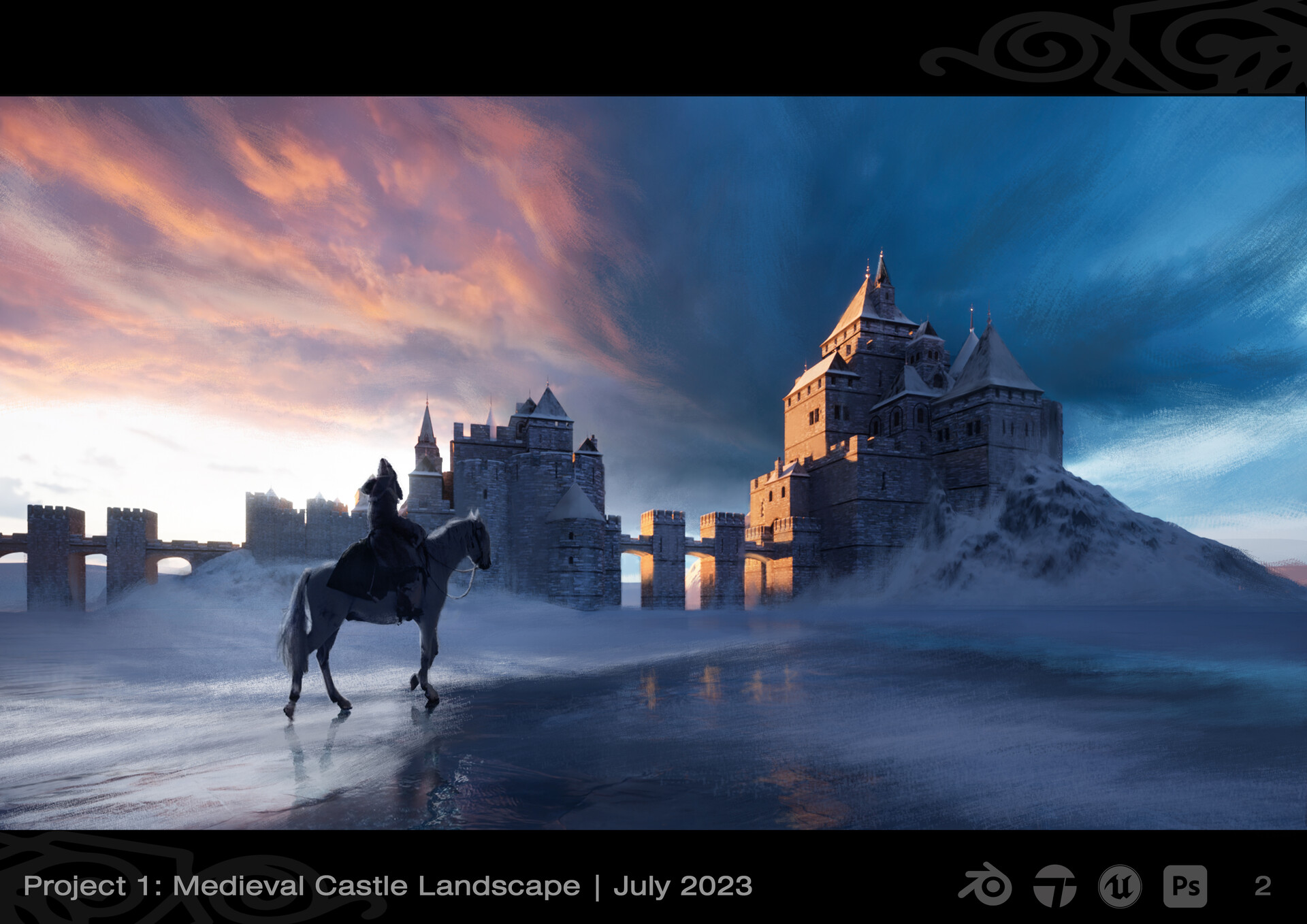 ArtStation - Medieval Landscape Concept Art