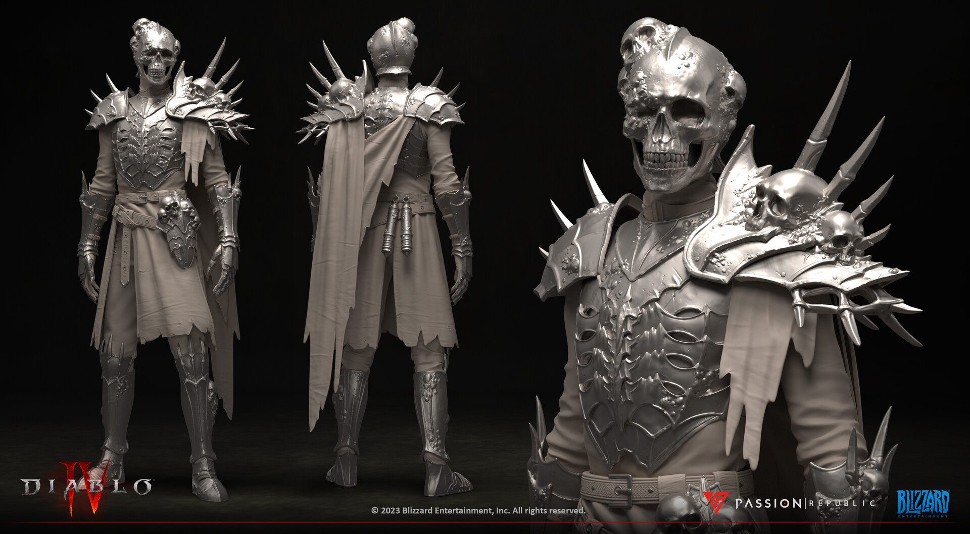 Matrix Wong - Diablo IV - Necromancer Warlord Set Armor