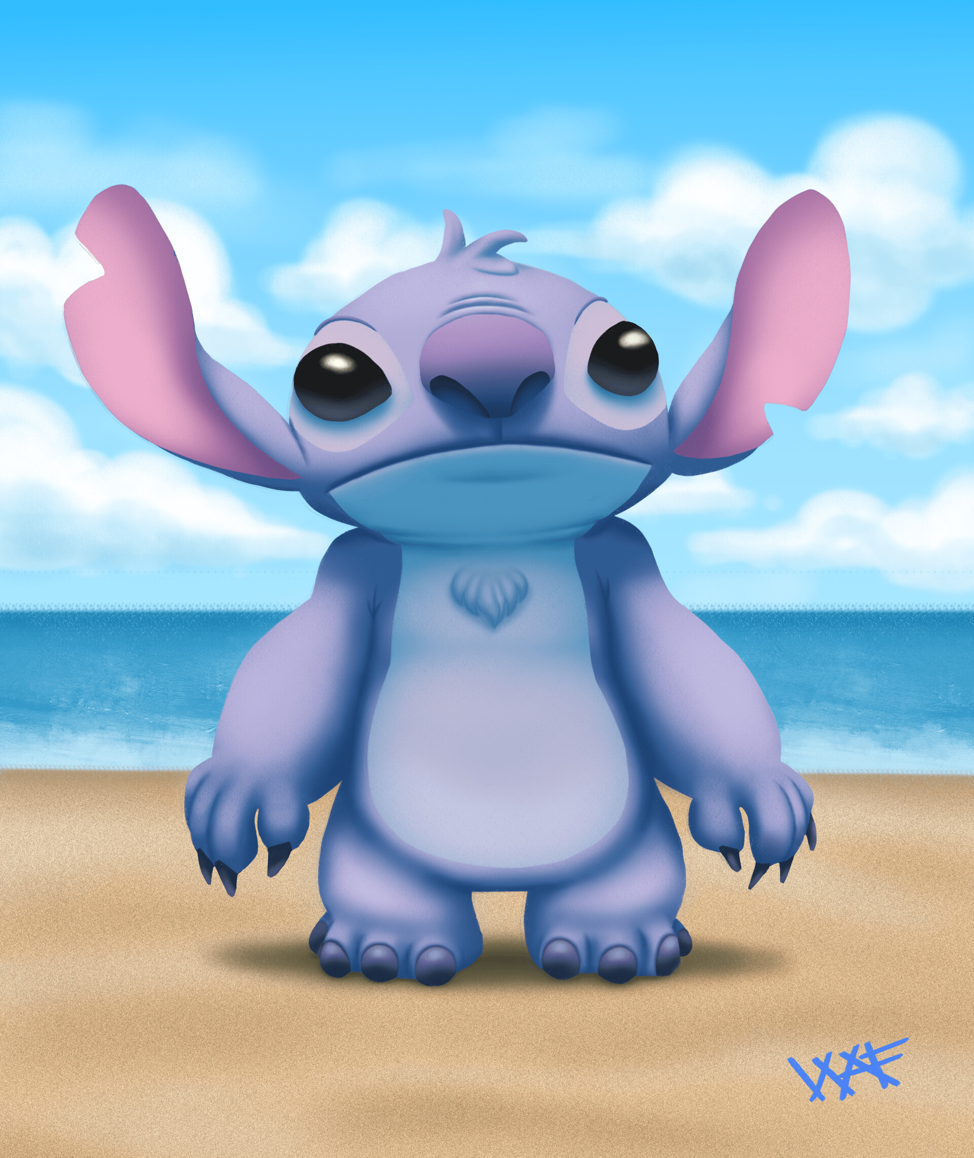 ArtStation - Stitch - Lilo & Stitch