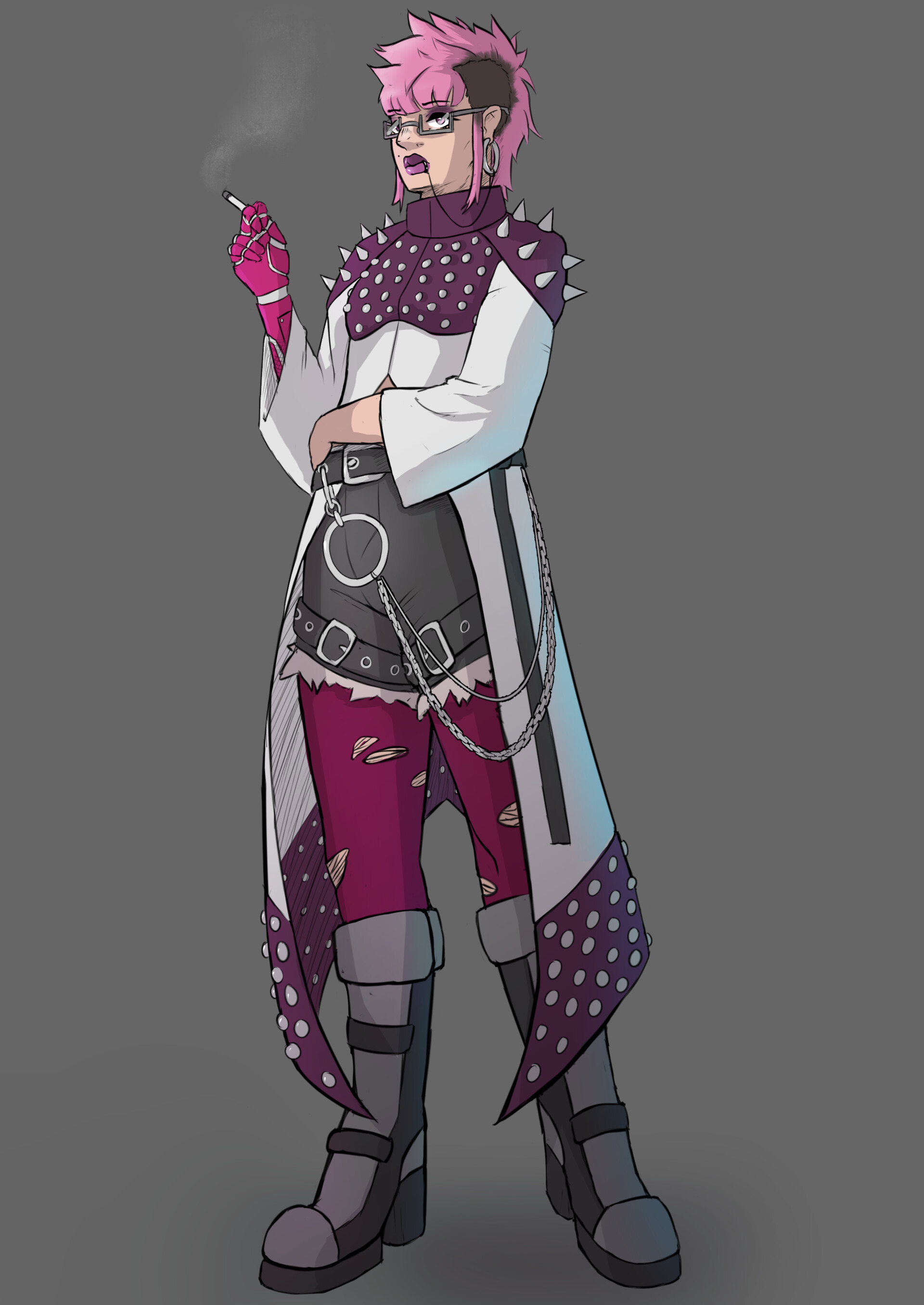 ArtStation - Cyberpunk Doctor Character Design