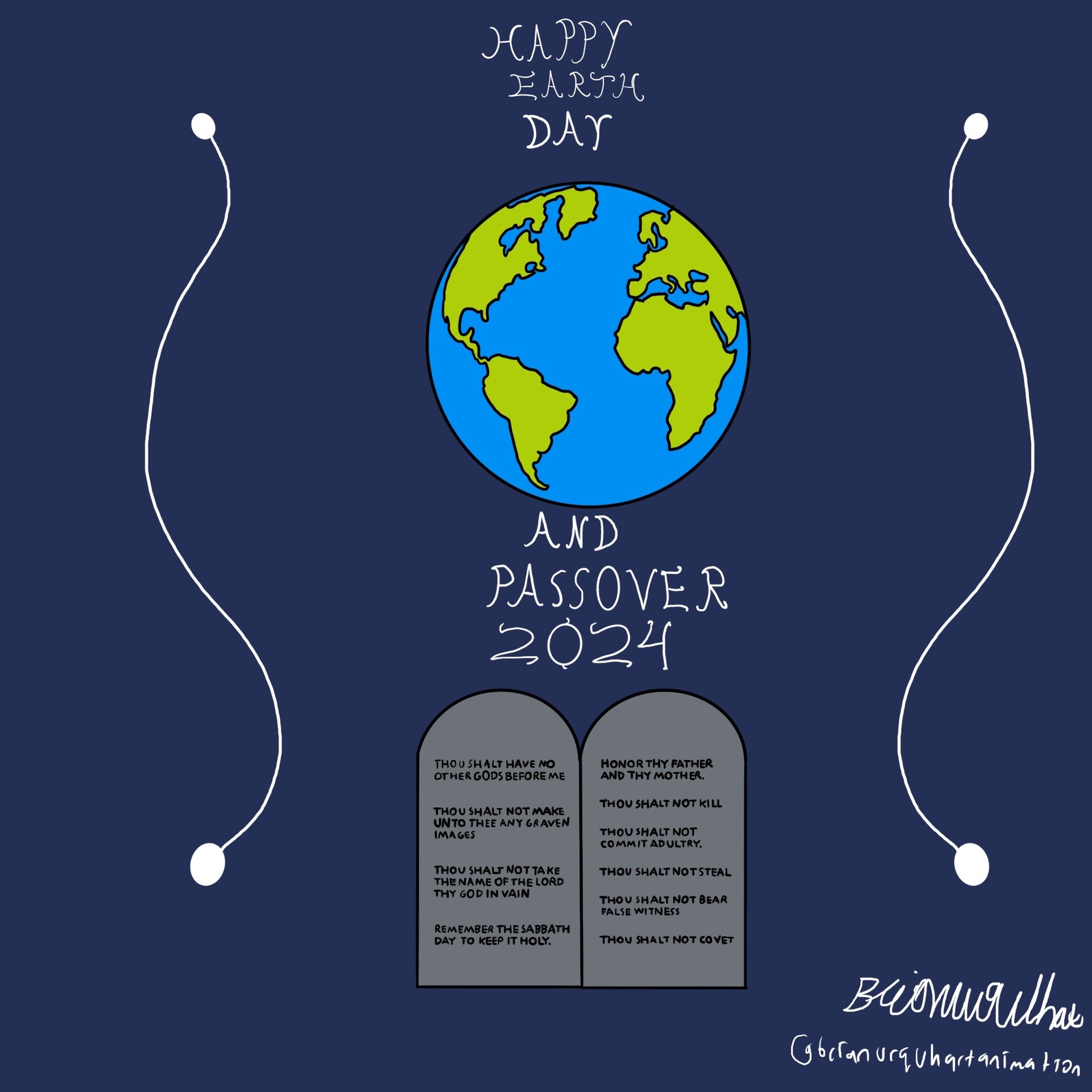 ArtStation - Brian Urquhart Animation- Happy Earth Day and Passover 2024