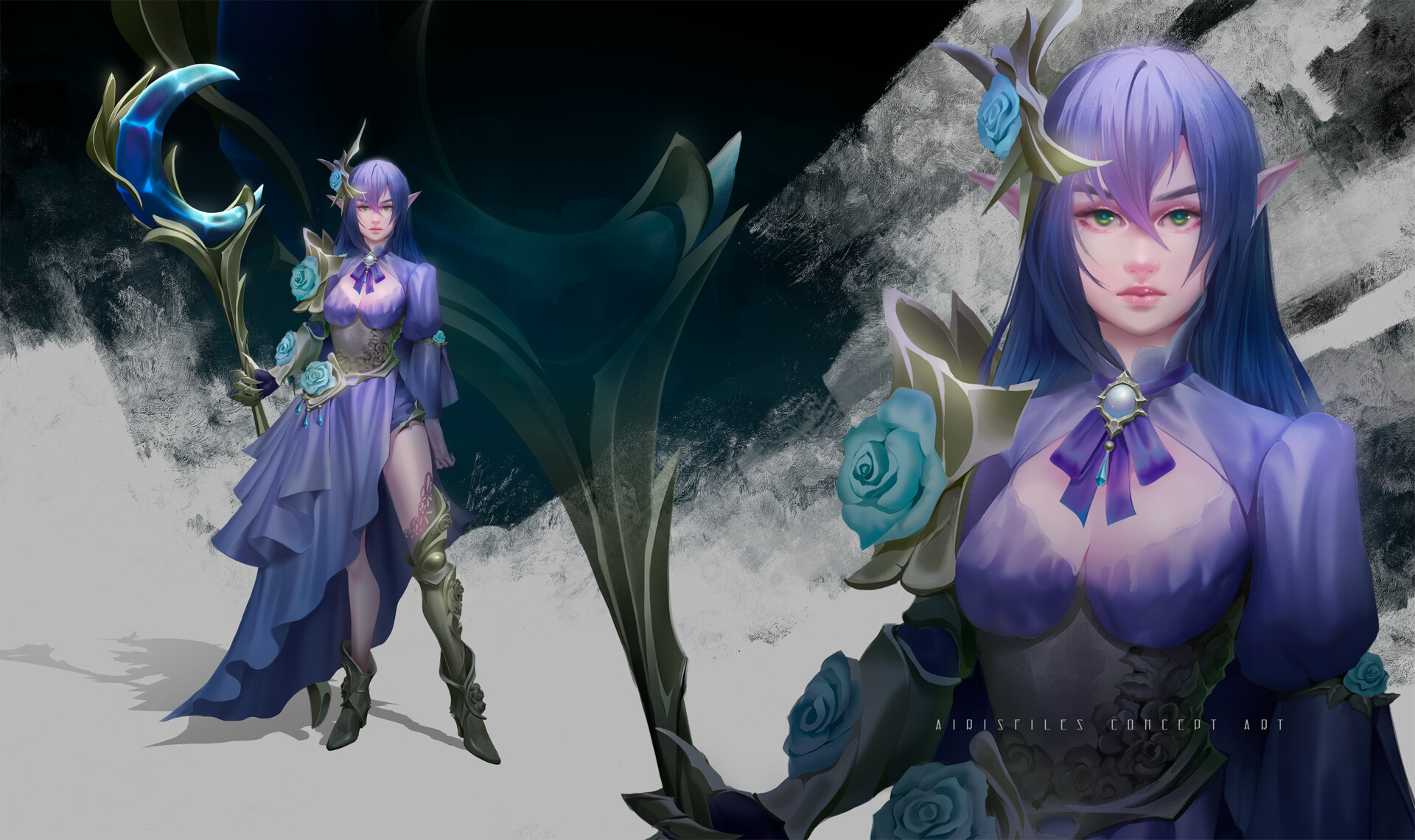 ArtStation - Thorn Witch `s concept art