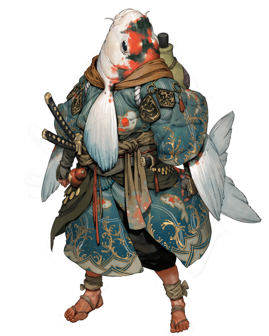 ArtStation - Koi Samurai