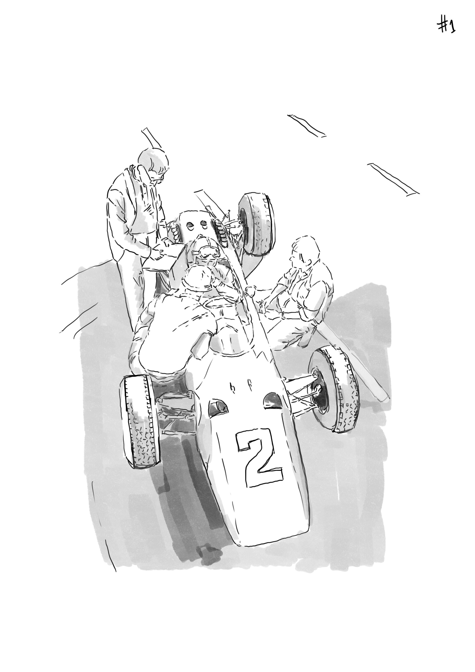 ArtStation - after hot lap debrief