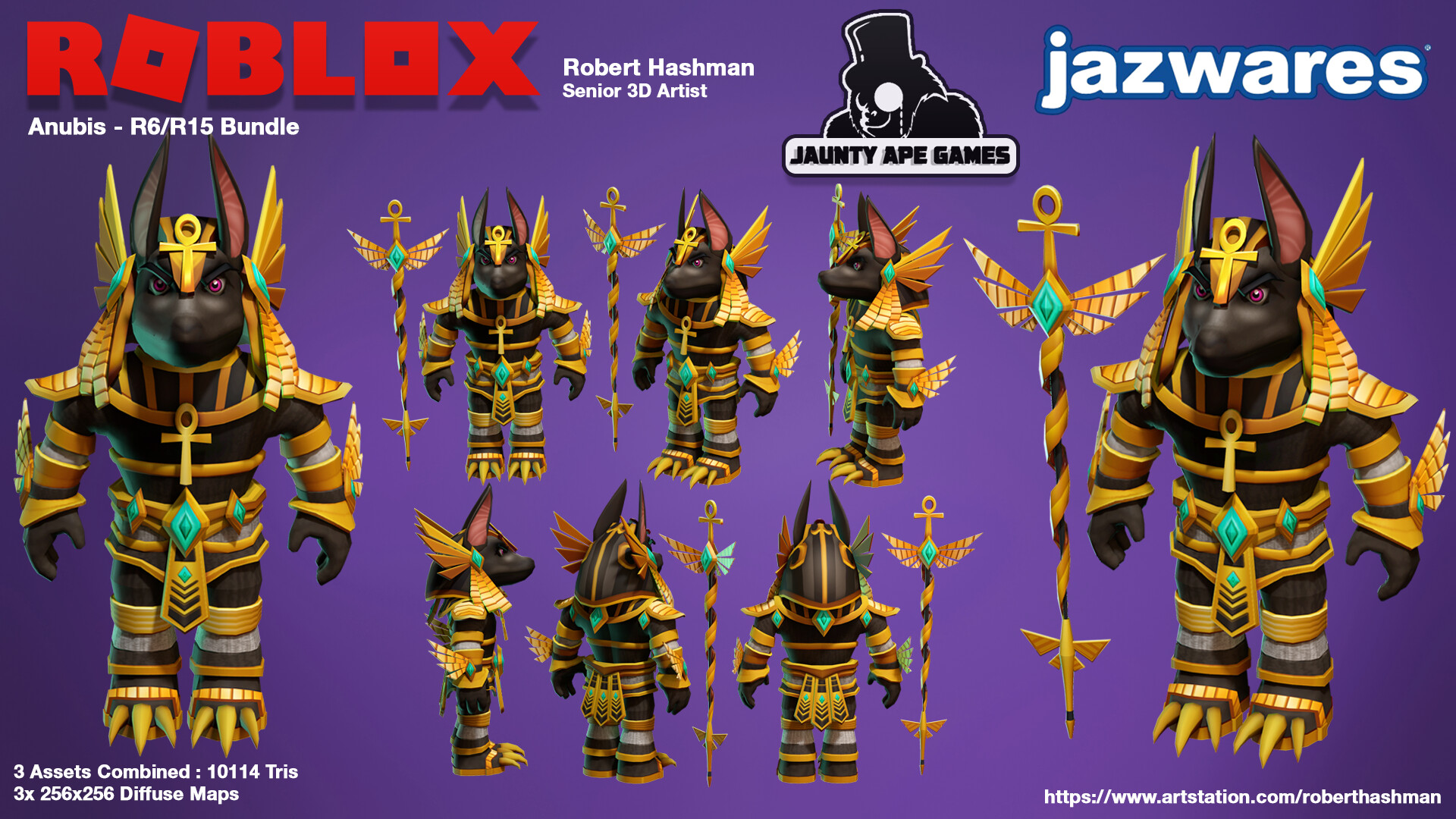 ArtStation - Roblox Anubis