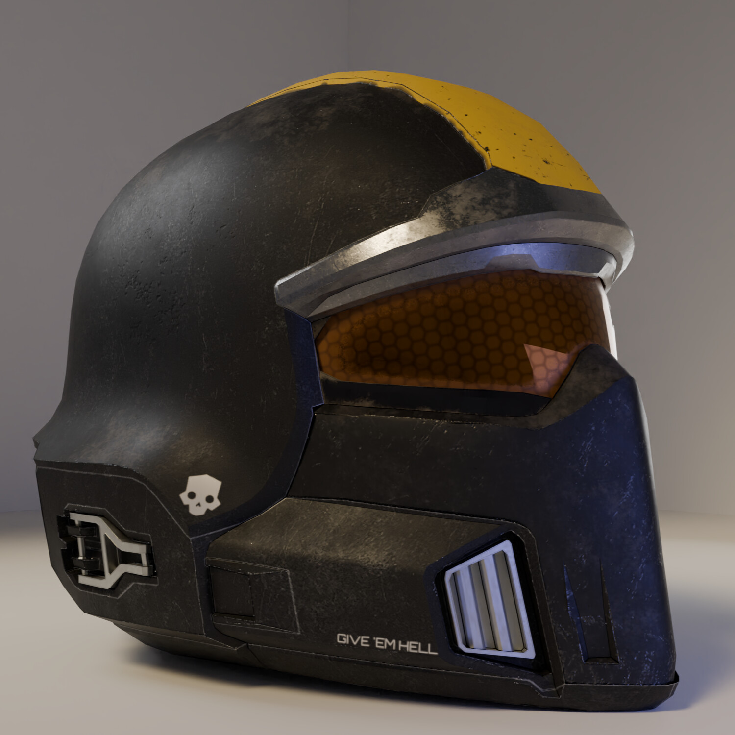 ArtStation - Helldiver's Helmet