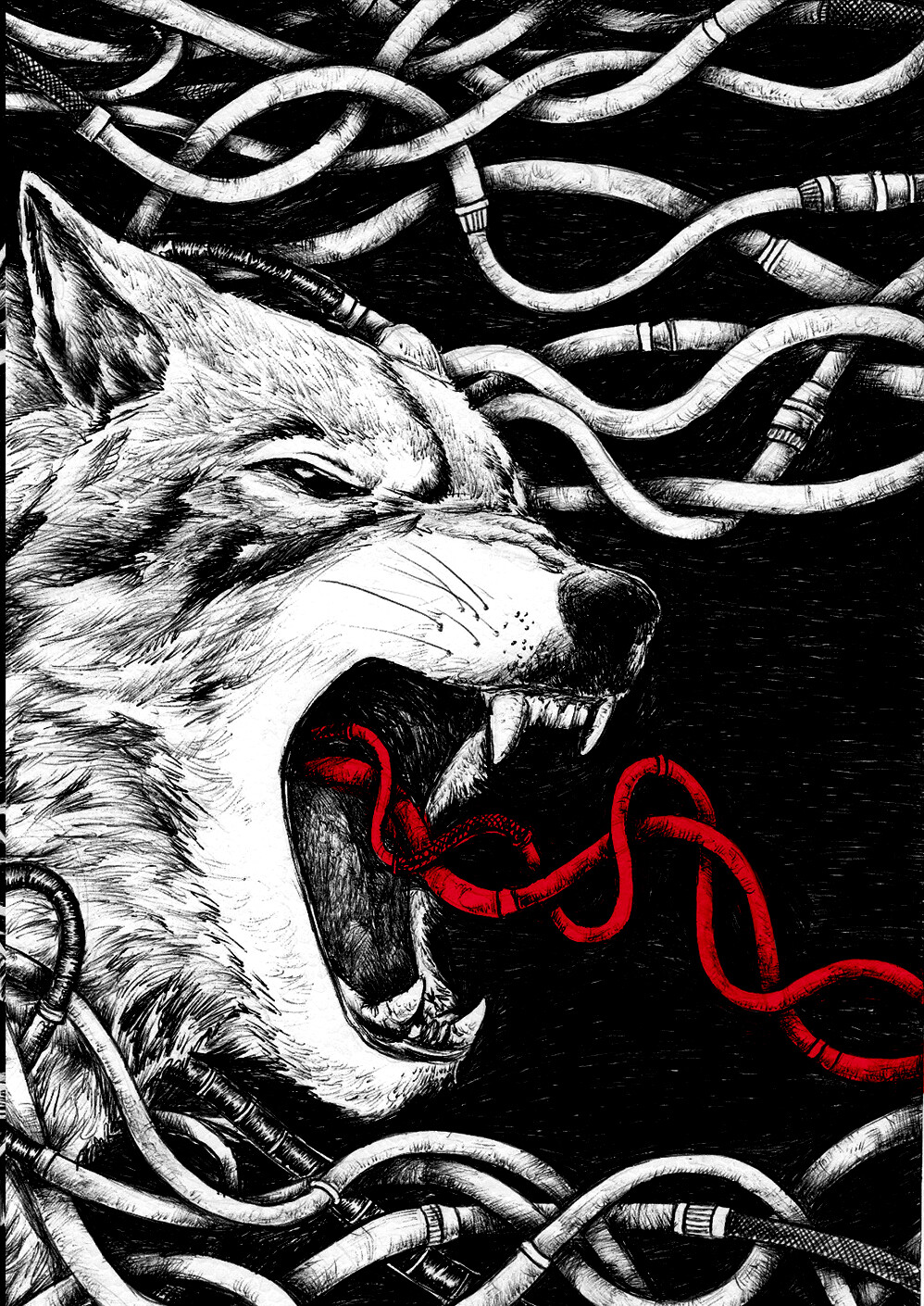 ArtStation - wolf and wire