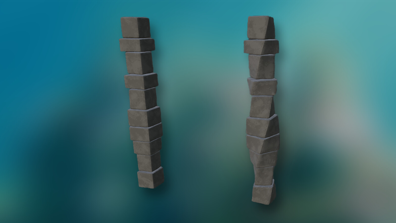 3D Tudor - Blender 4 Stone Geometry Node with Live UV Automatic Unwrapping