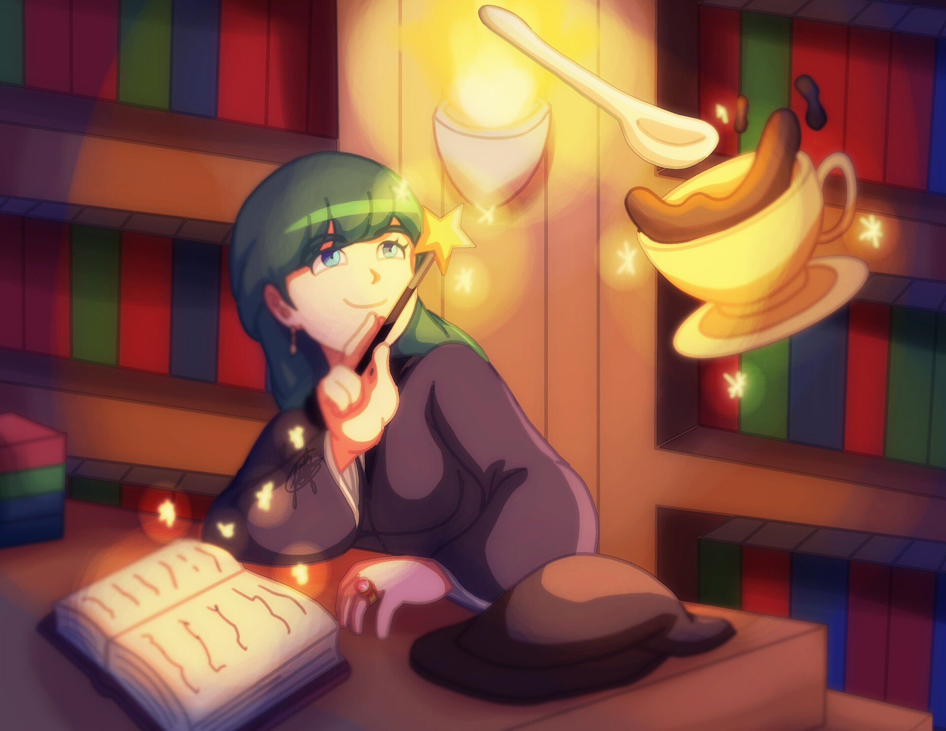 ArtStation - Wizard's Tea Time