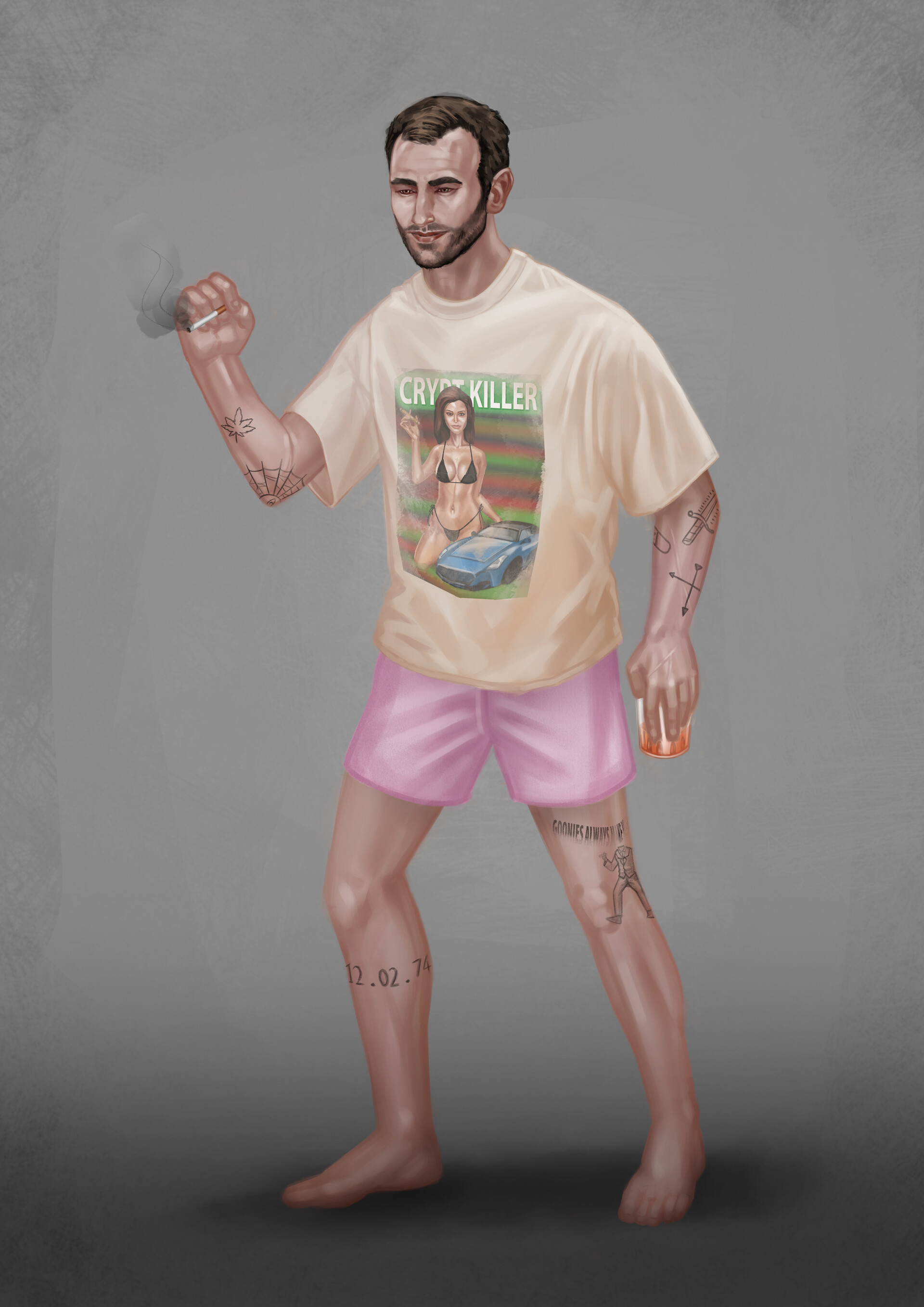 ArtStation - Grand Theft Auto Style Character Design 2