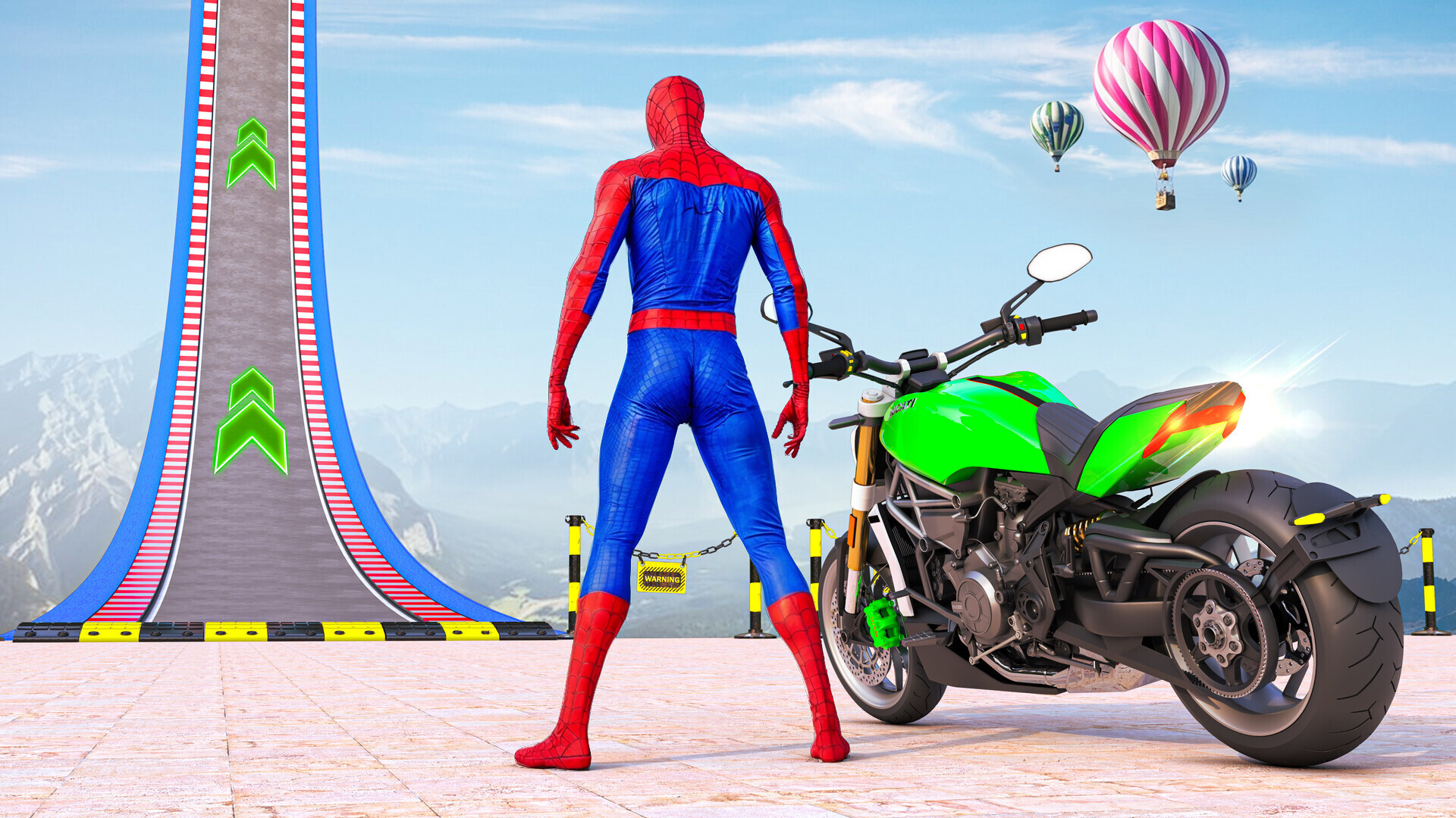 ArtStation - SuperHero Bike Stunts
