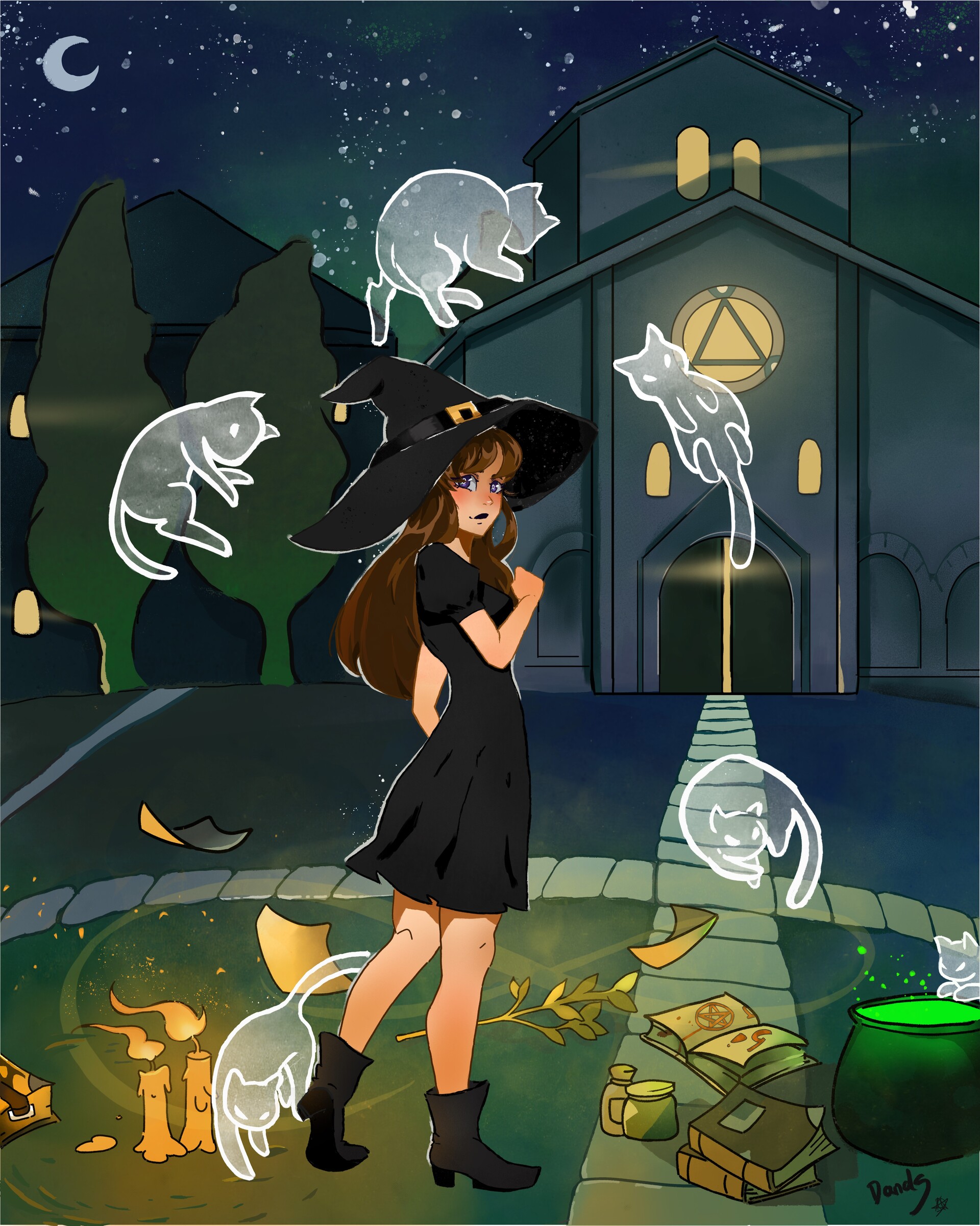 ArtStation - The Witch Spell