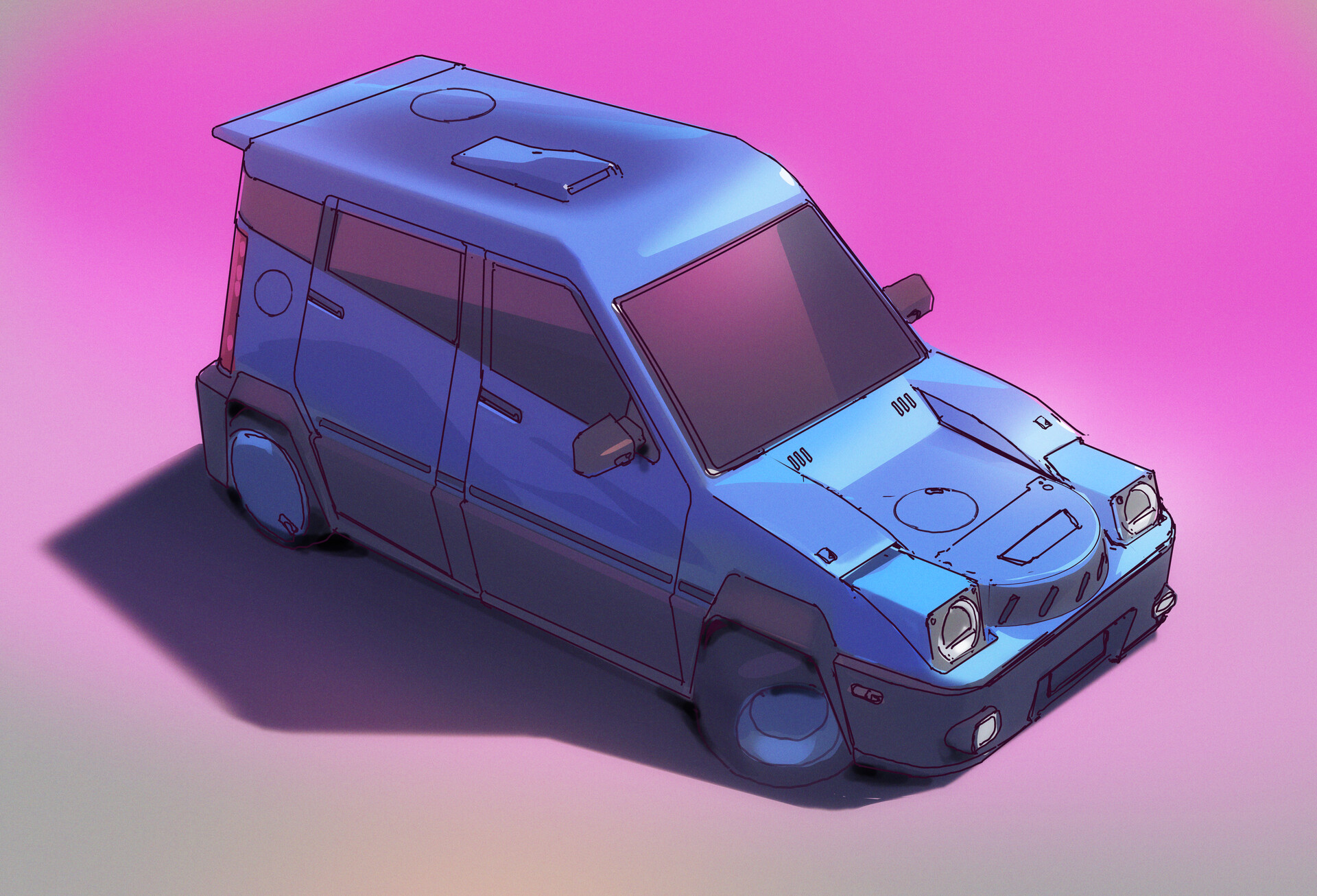 Wagon by John Wallin Liberto : r/ImaginaryVehicles