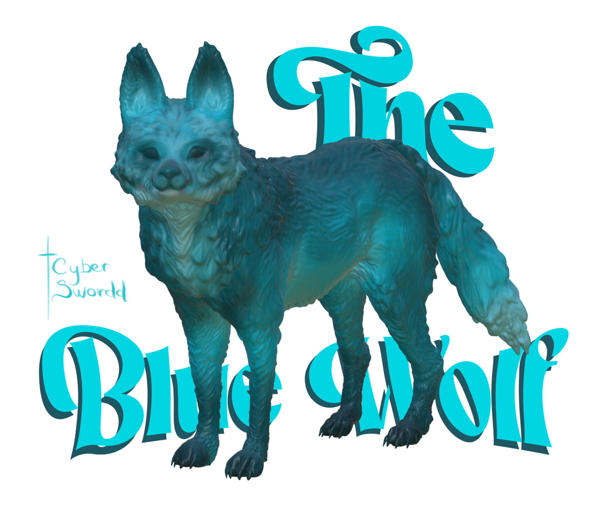 ArtStation - The Blue Wolf