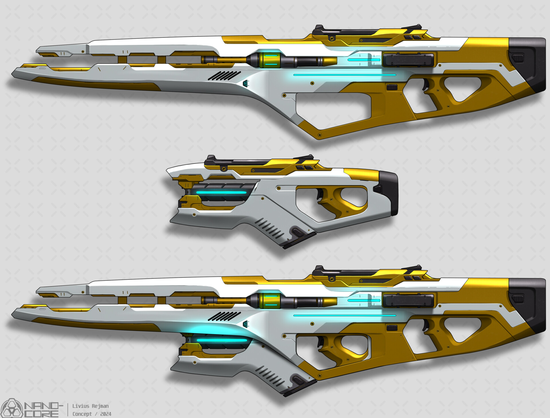 ArtStation - Royal Sci FI PDW-Railgun-Combo