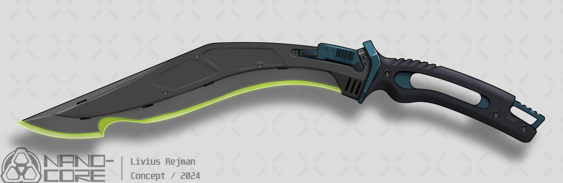 ArtStation - A bunch of futuristic sword designs