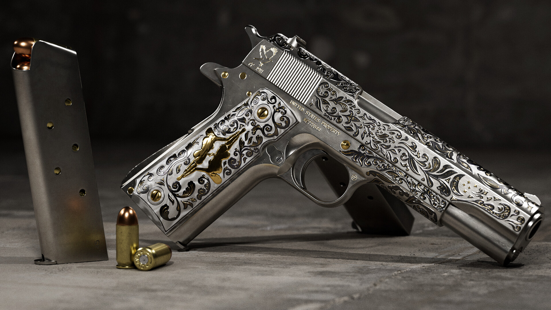 ArtStation - 1911 Custom + Standard