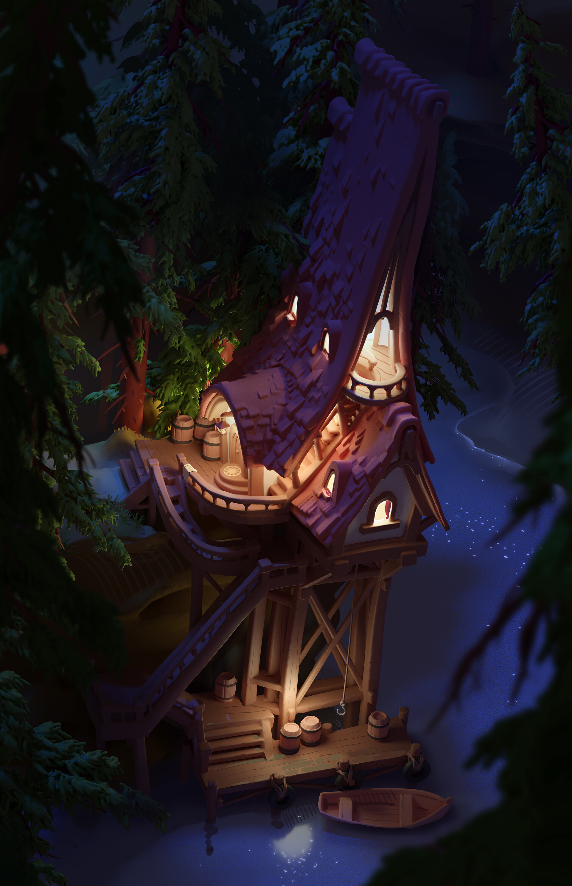 ArtStation - summer night