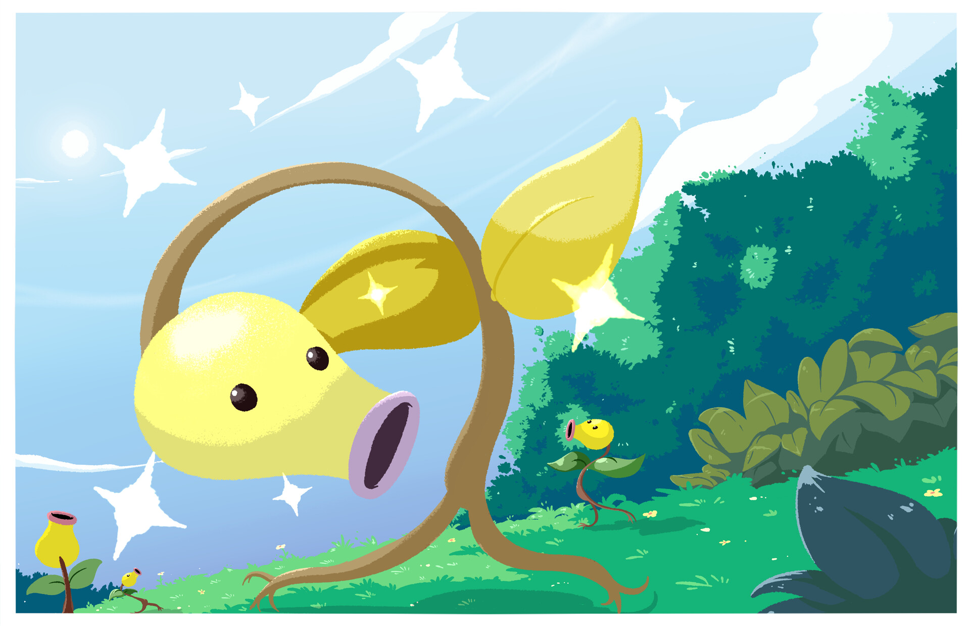 shiny bellsprout
