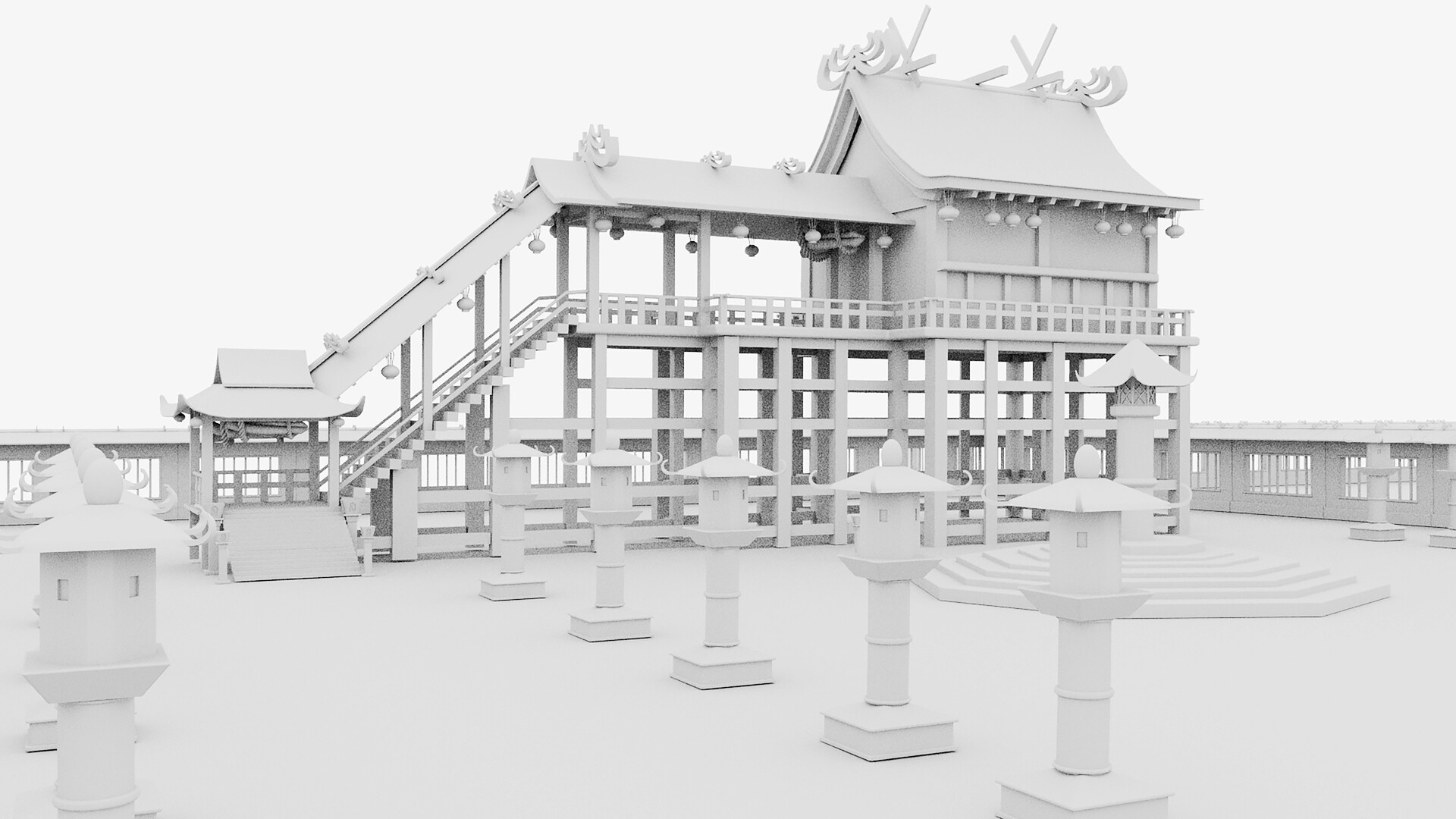 ArtStation - Japan Traditional houses