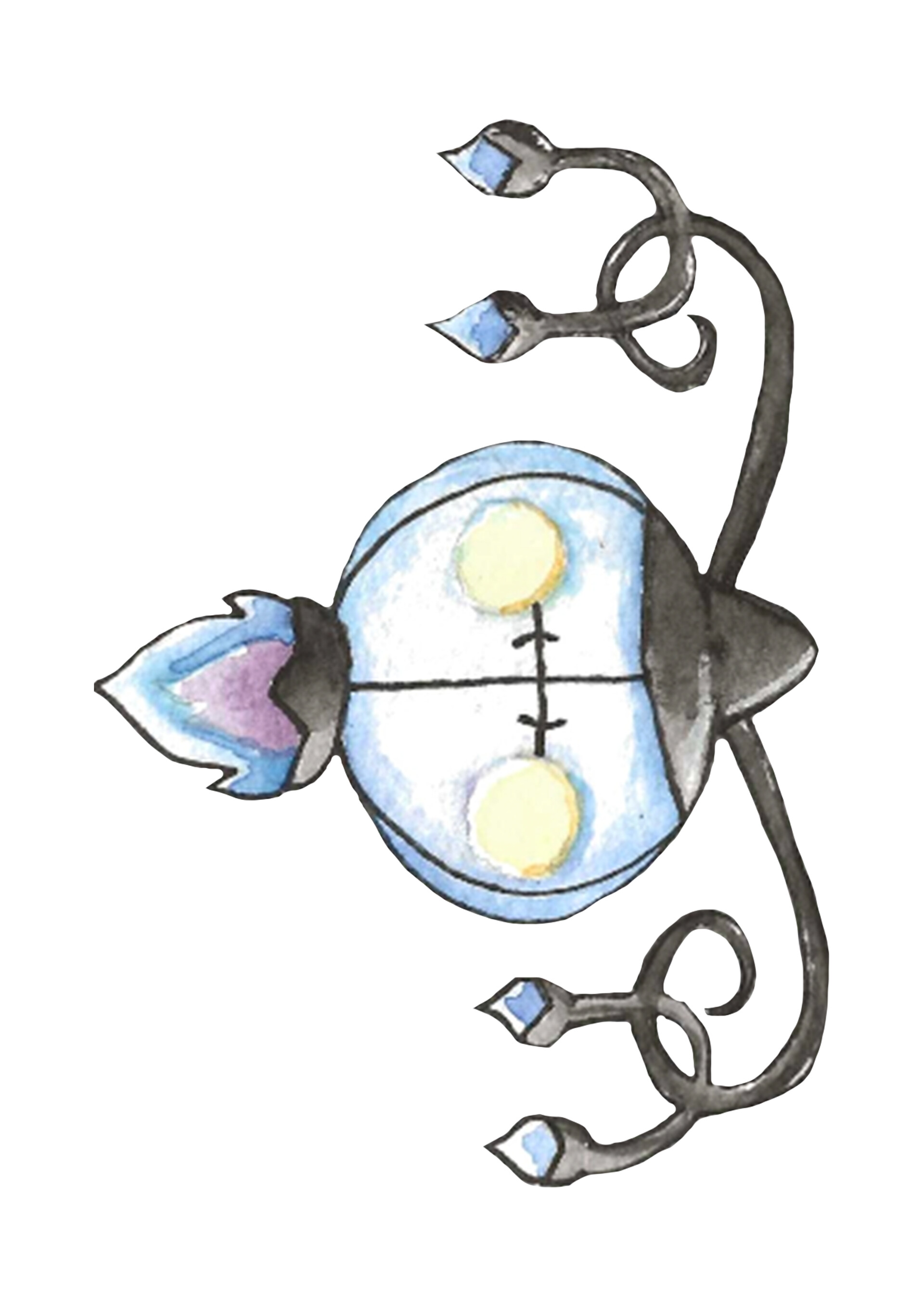 ArtStation - Chandelure (Watercolour Sticker)
