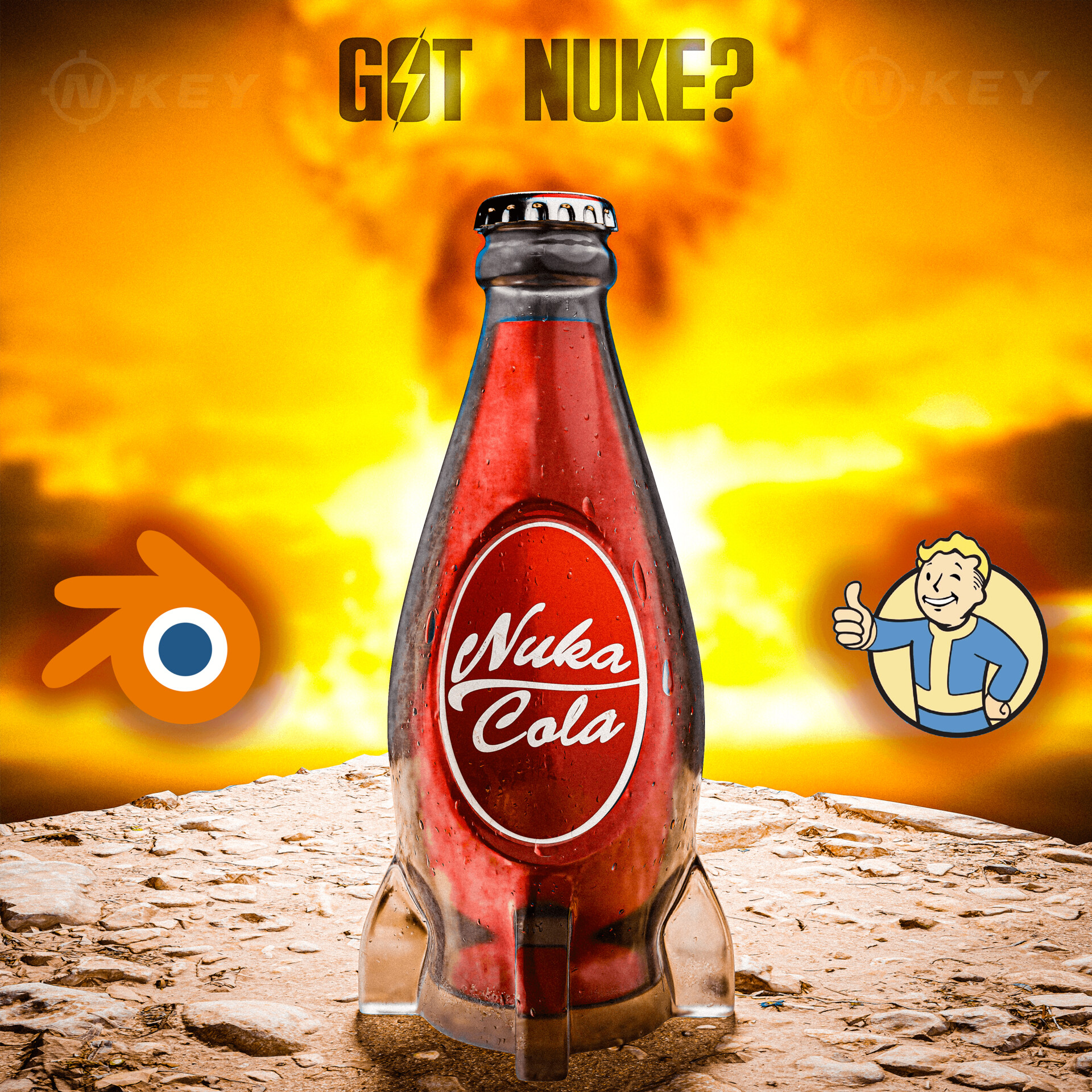 ArtStation - Nuka-Cola from the Fallout Universe