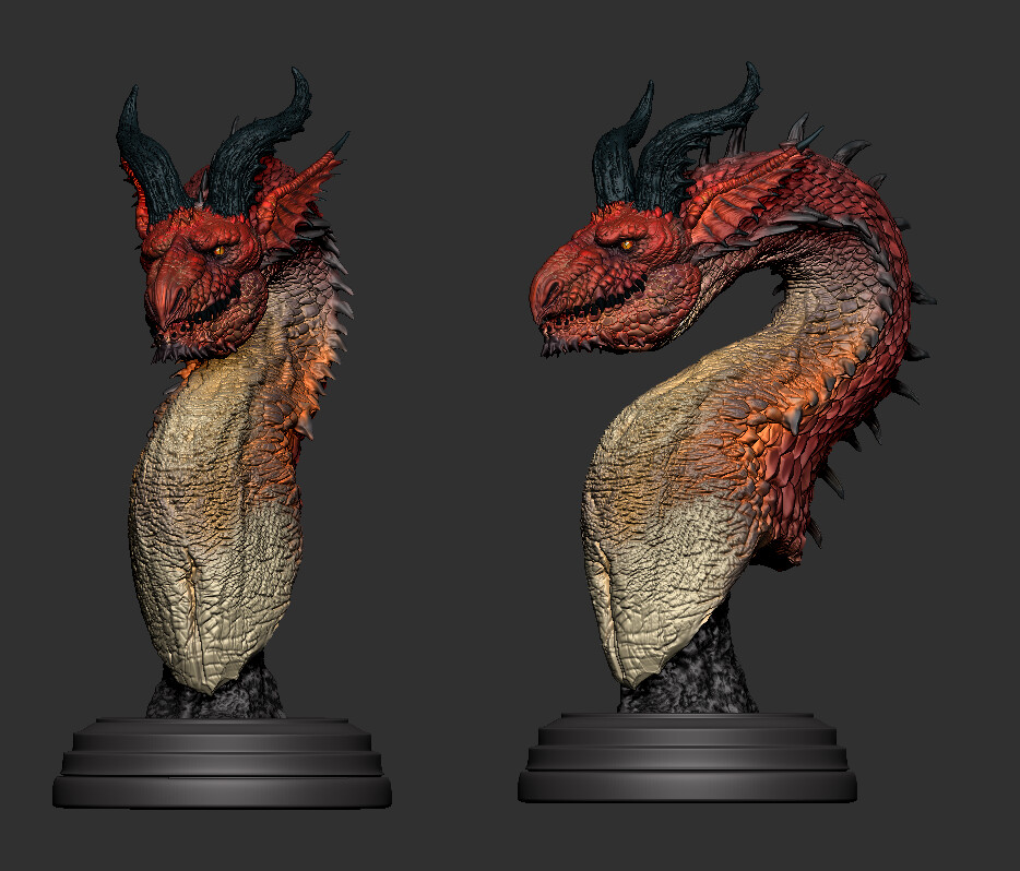 ArtStation - Dragon's Dogma 2 The red dragon