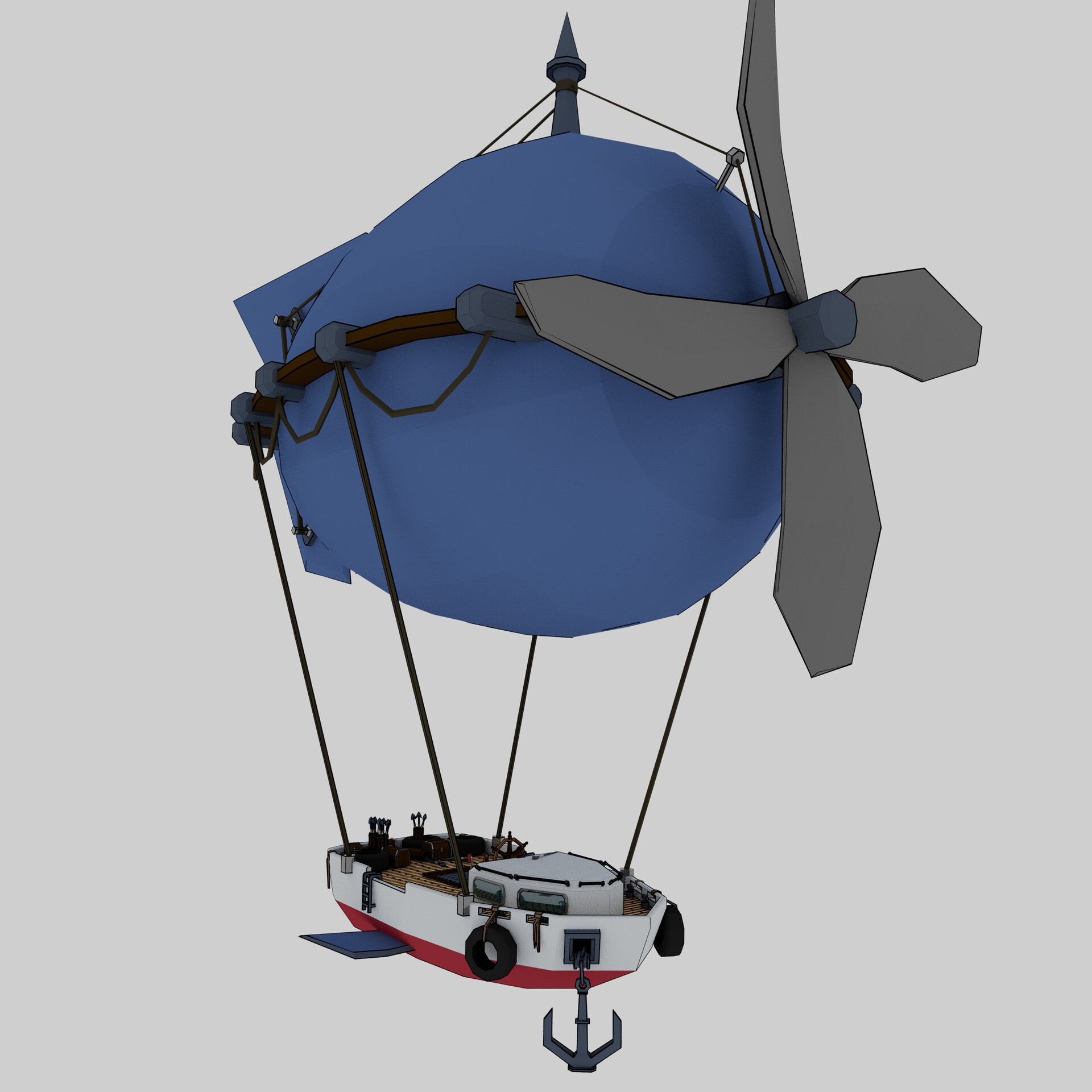 ArtStation - Blimp Ship