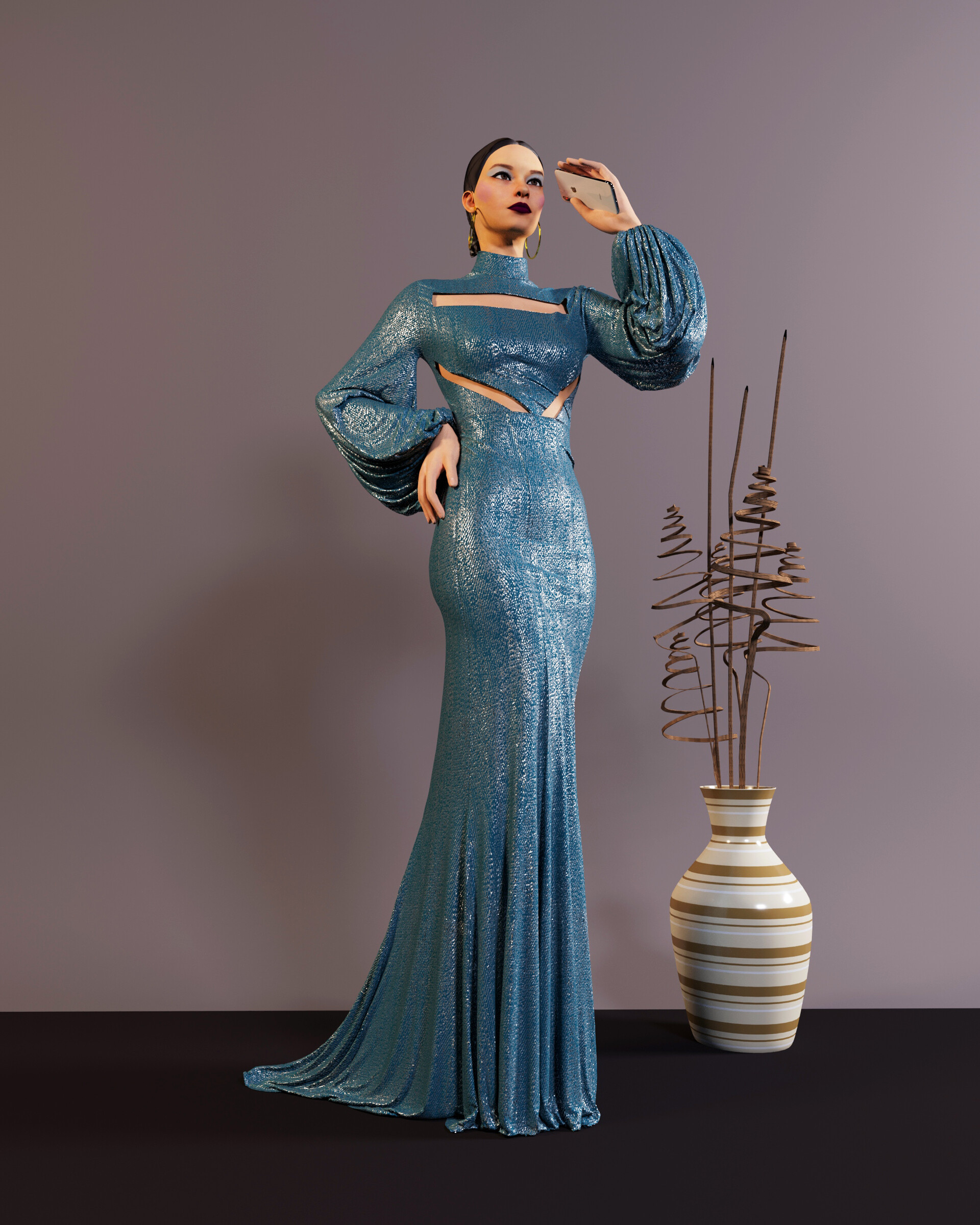 ArtStation - Long dress
