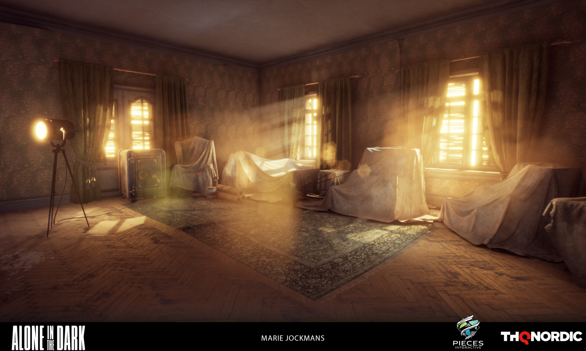 Marie Jockmans - Alone in the dark - Anomaly rooms lighting