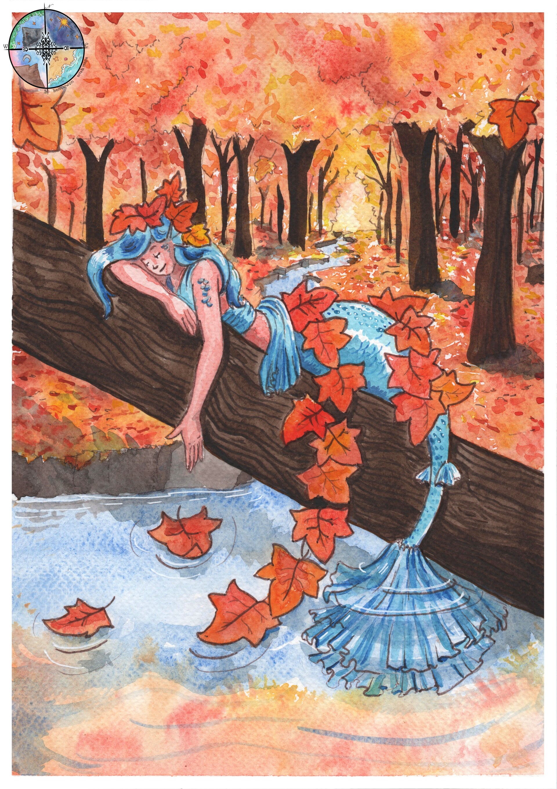 ArtStation - Autumn Mermaid