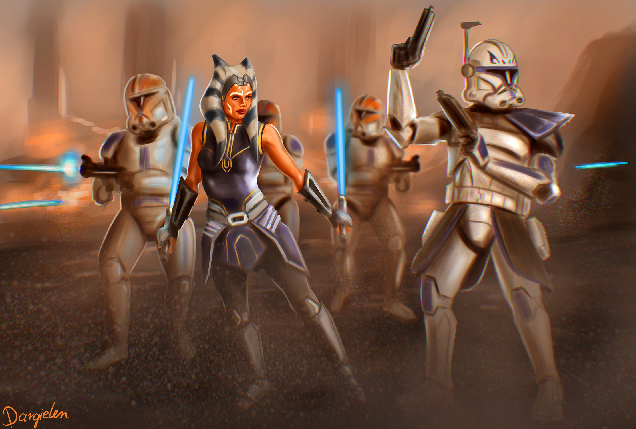 Bartłomiej Sołtan - Ahsoka Tano with 332nd Company