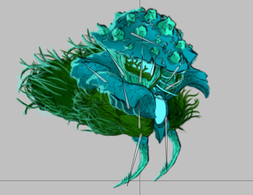 ArtStation - Nature Level 2 Enemy (Power Tower Battle)