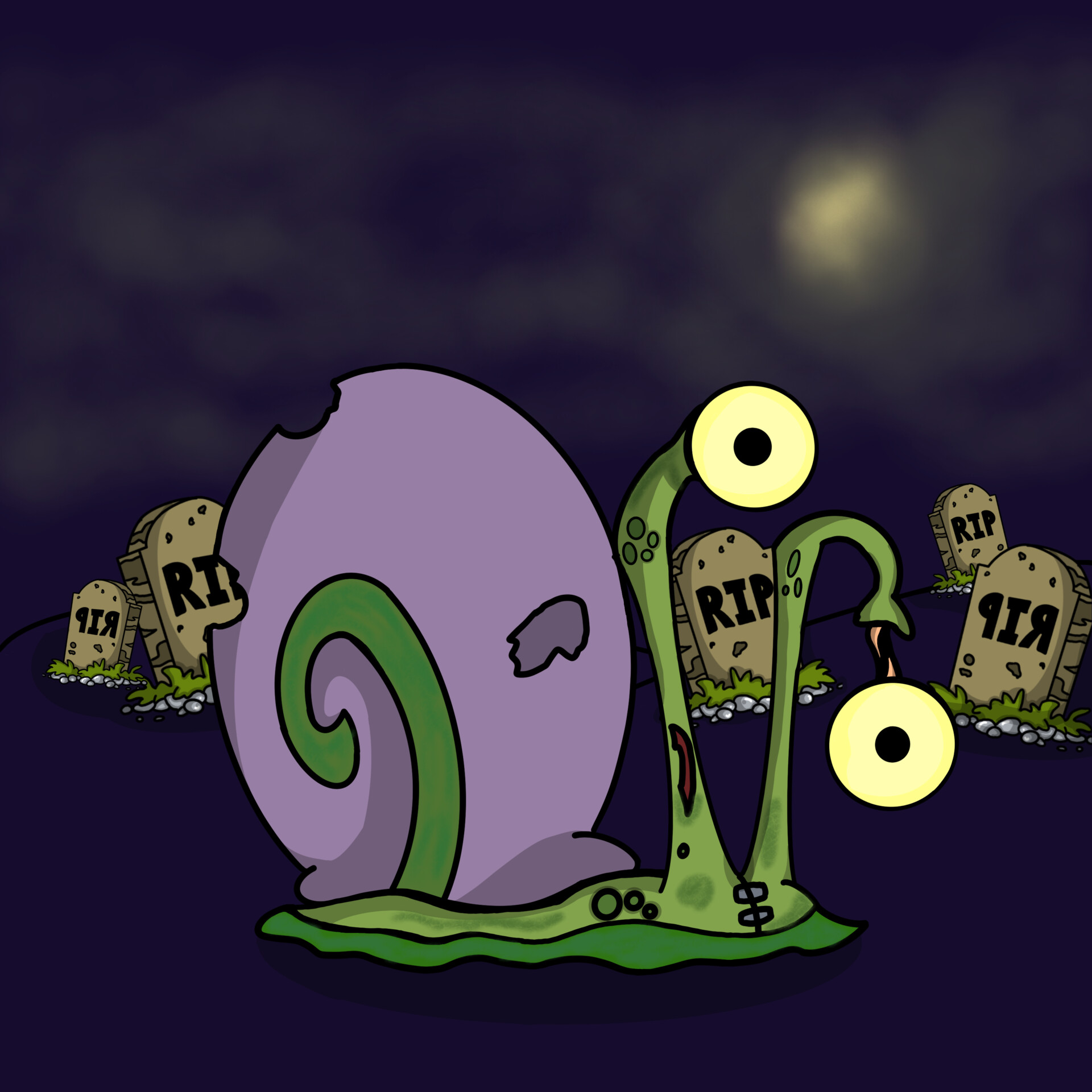 zombie gary spongebob