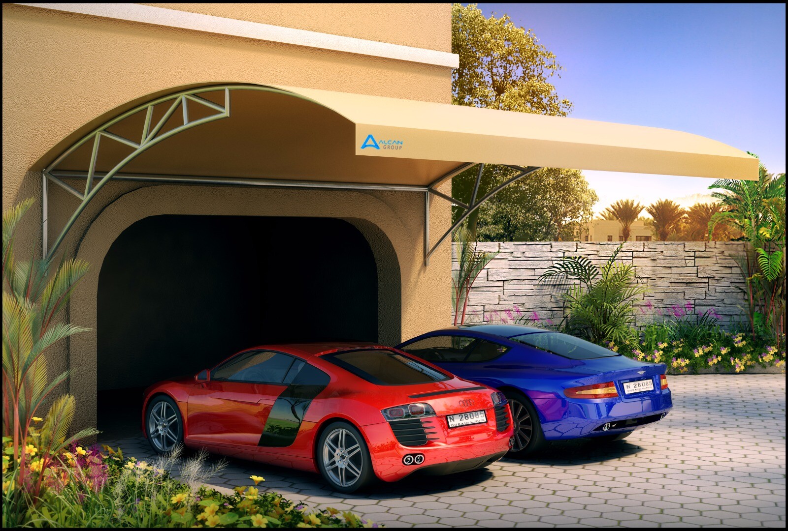 ArtStation - Dubai_Exhibition_Tents_3D_Renderings