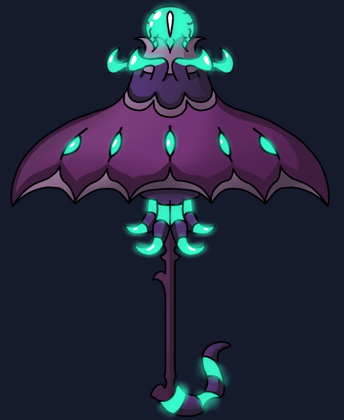 ArtStation - Devourer's Parasol (Cosmic Horror Umbrella)