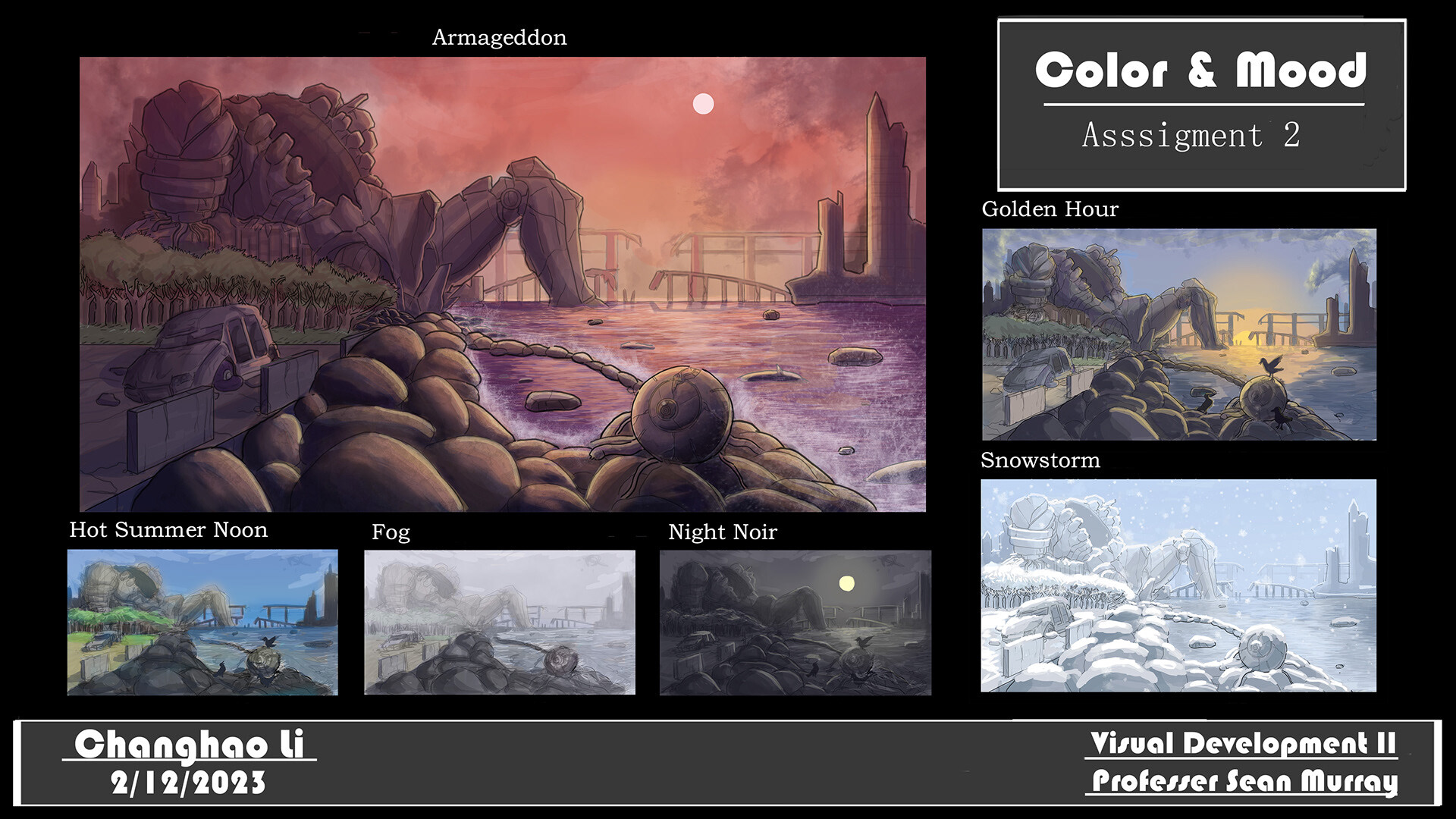 ArtStation - Visual Development II Color and Mood
