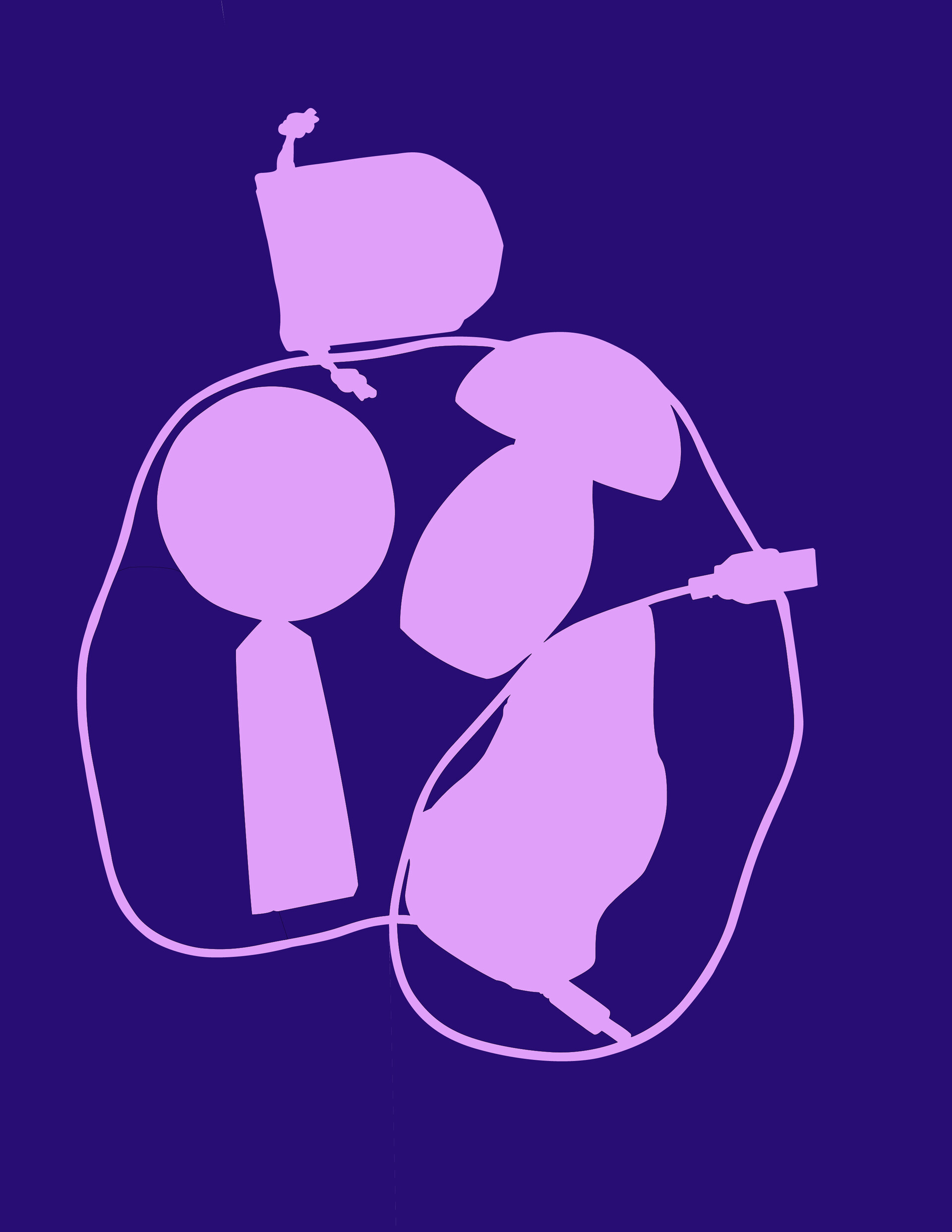 ArtStation - Crystal Negative Space Drawing