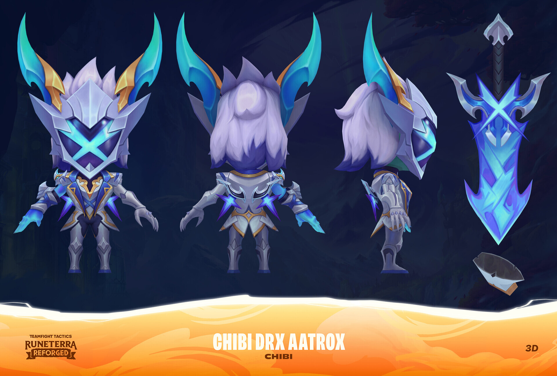 Kudos Productions - Teamfight Tactics | Set9 Runeterra Reforged | Chibi DRX Aatrox & Finisher