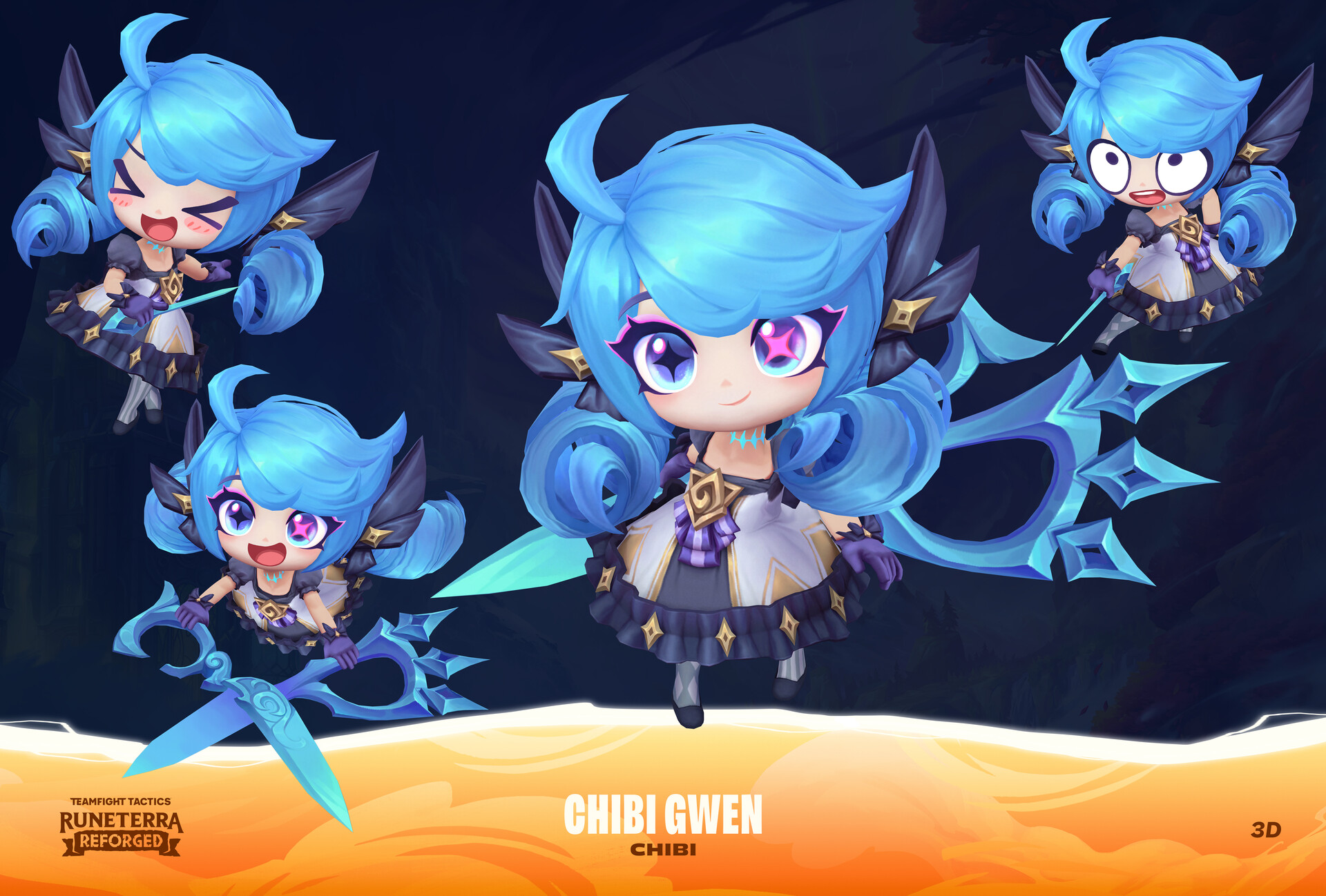 Kudos Productions - Teamfight Tactics | Set9 Runeterra Reforged | Chibi ...