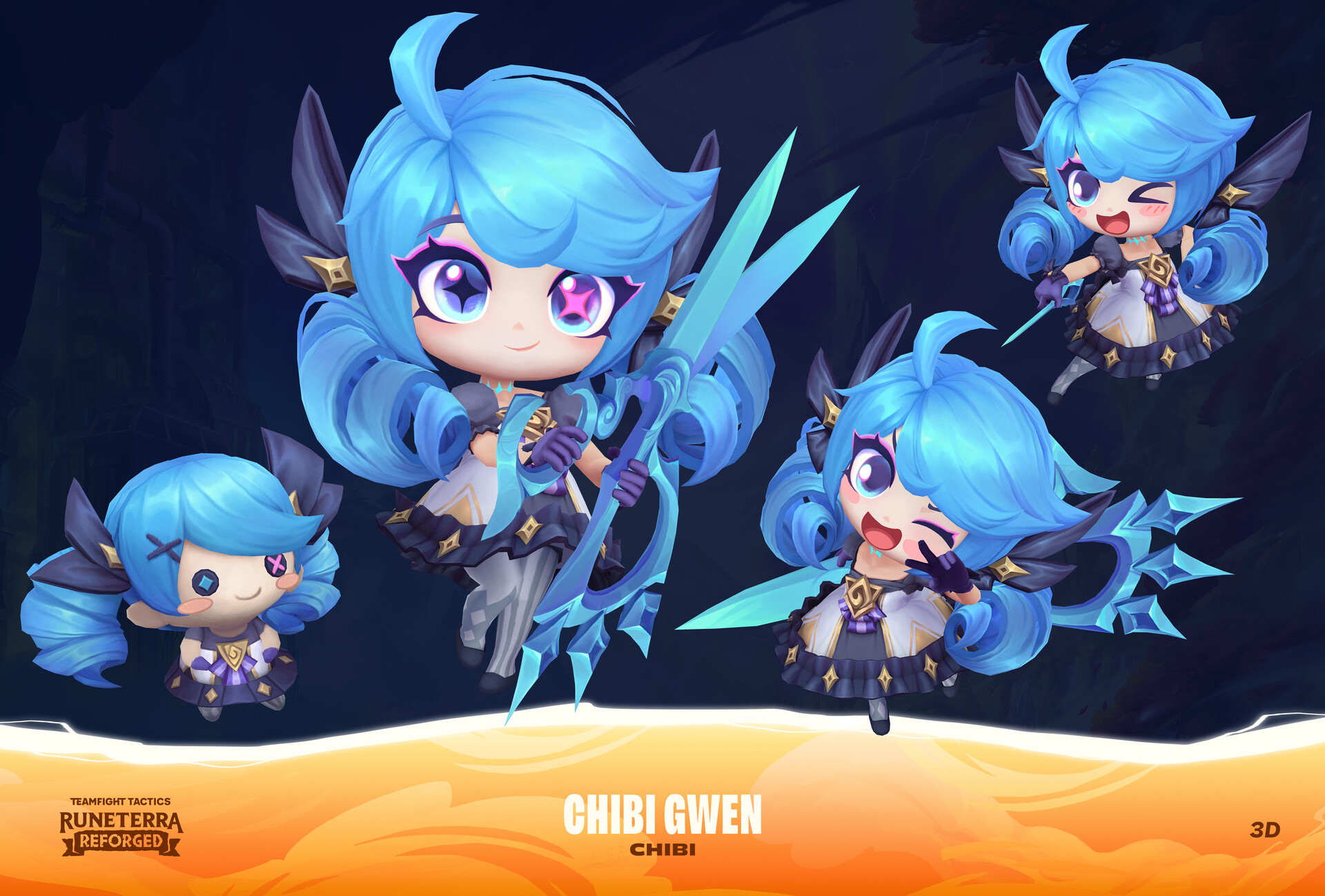 Kudos Productions - Teamfight Tactics | Set9 Runeterra Reforged | Chibi ...