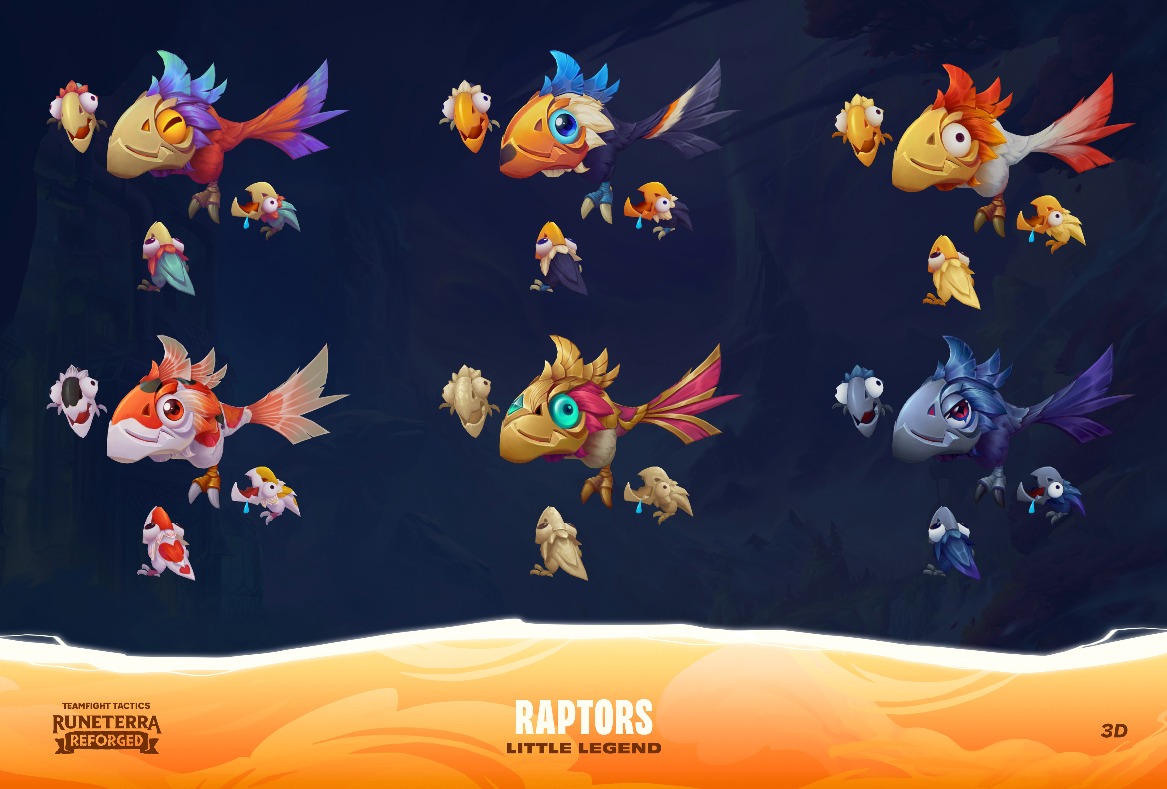 Kudos Productions - Teamfight Tactics | Set9 Runeterra Reforged | Raptors