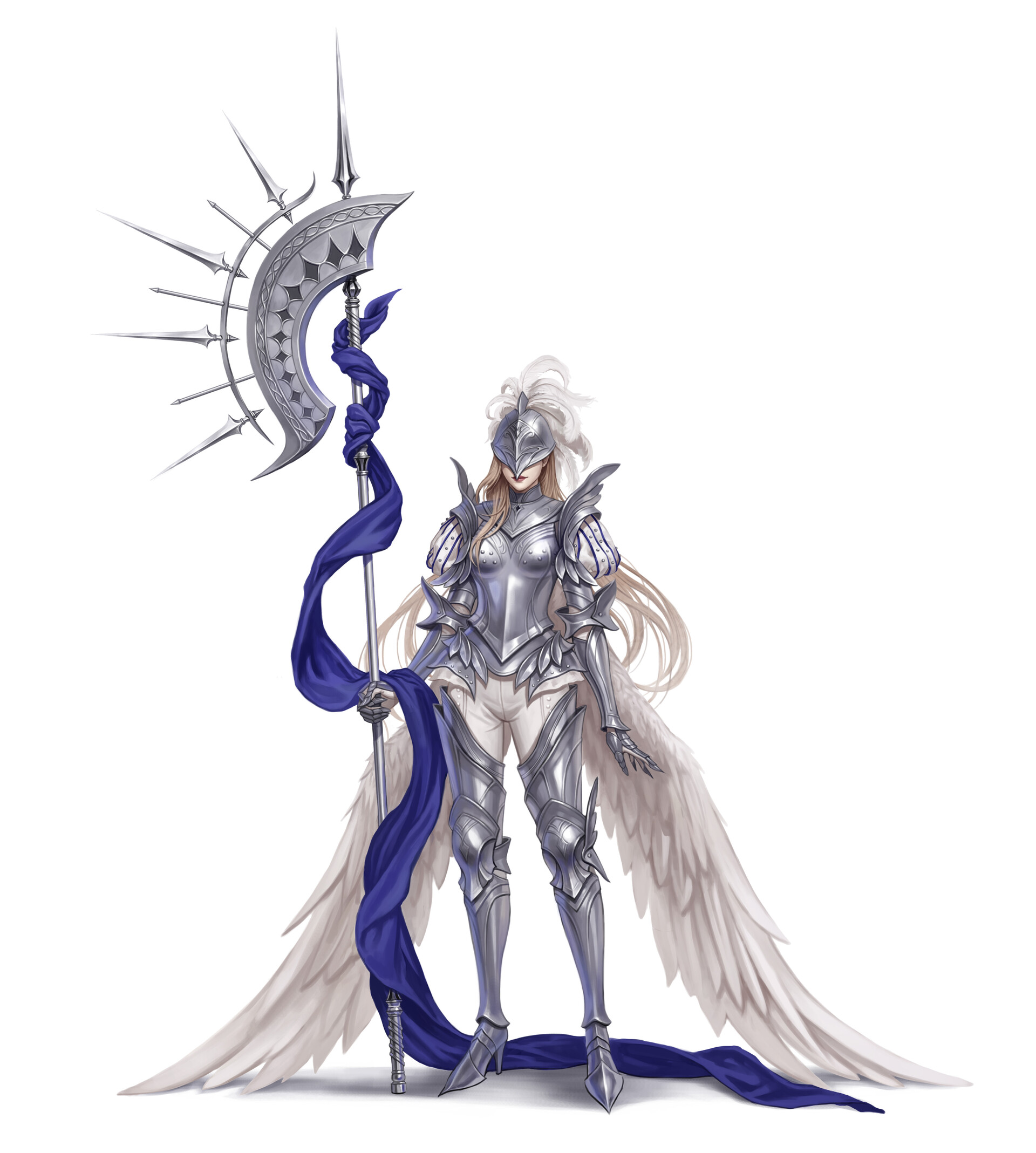 ArtStation - an angel. female warrior