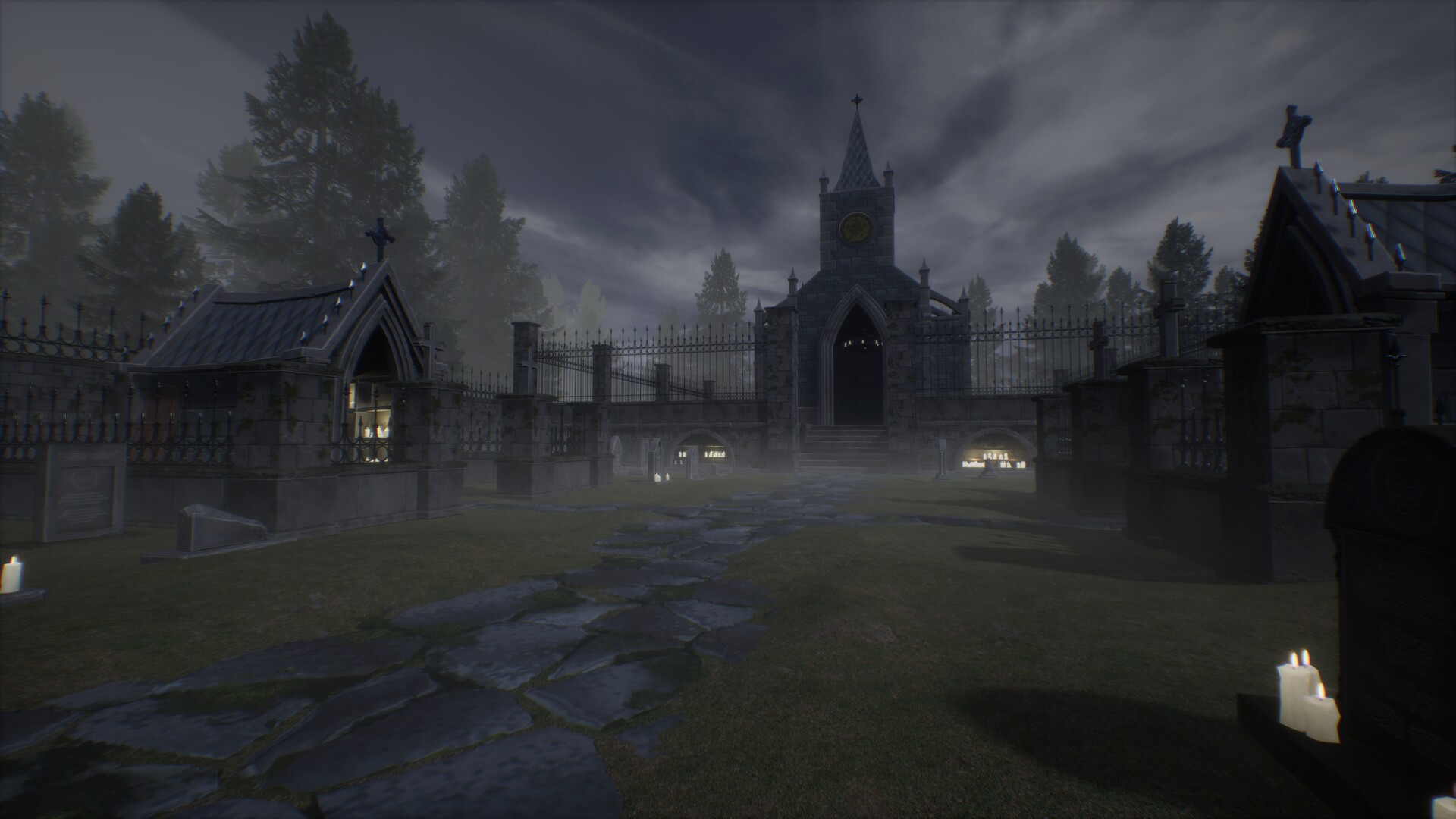 ArtStation - Stylized Graveyard