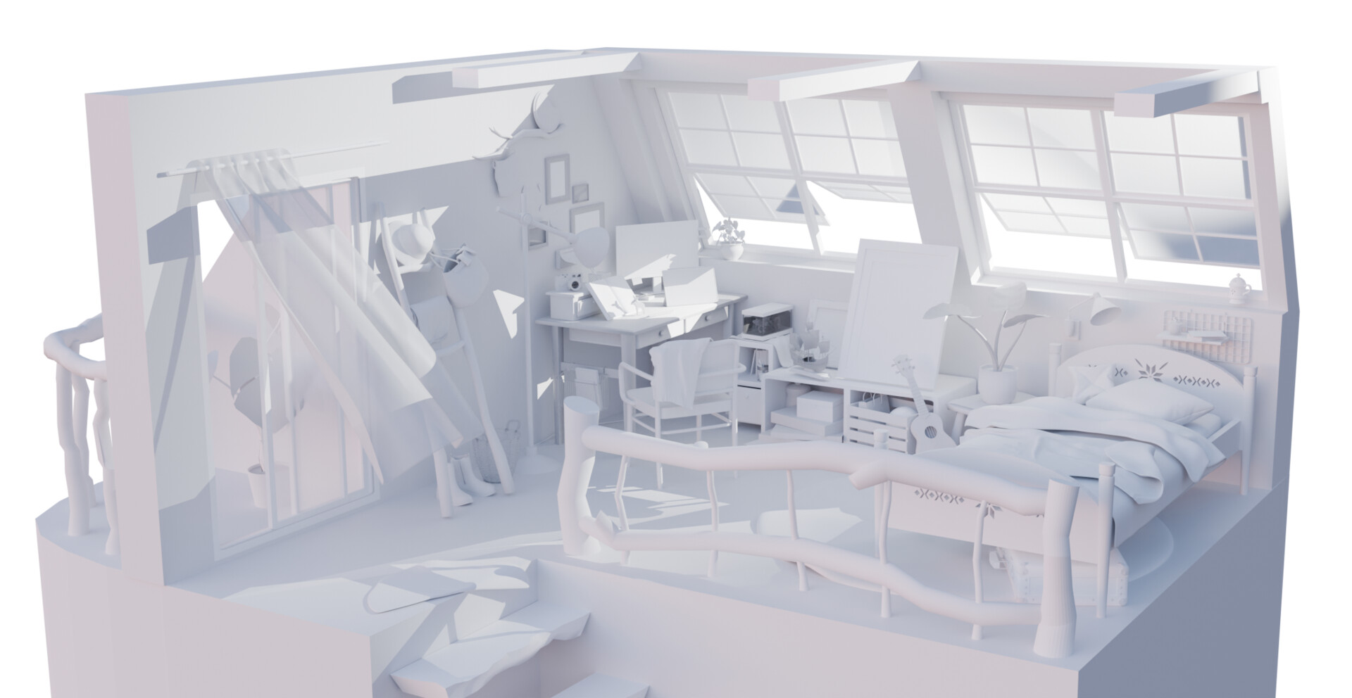 Tzi-Ru Lee - Interior Environment Concept Art