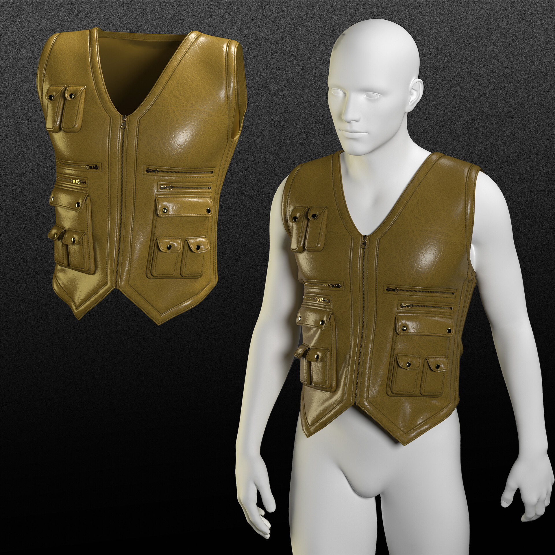 ArtStation - Vintage Vest