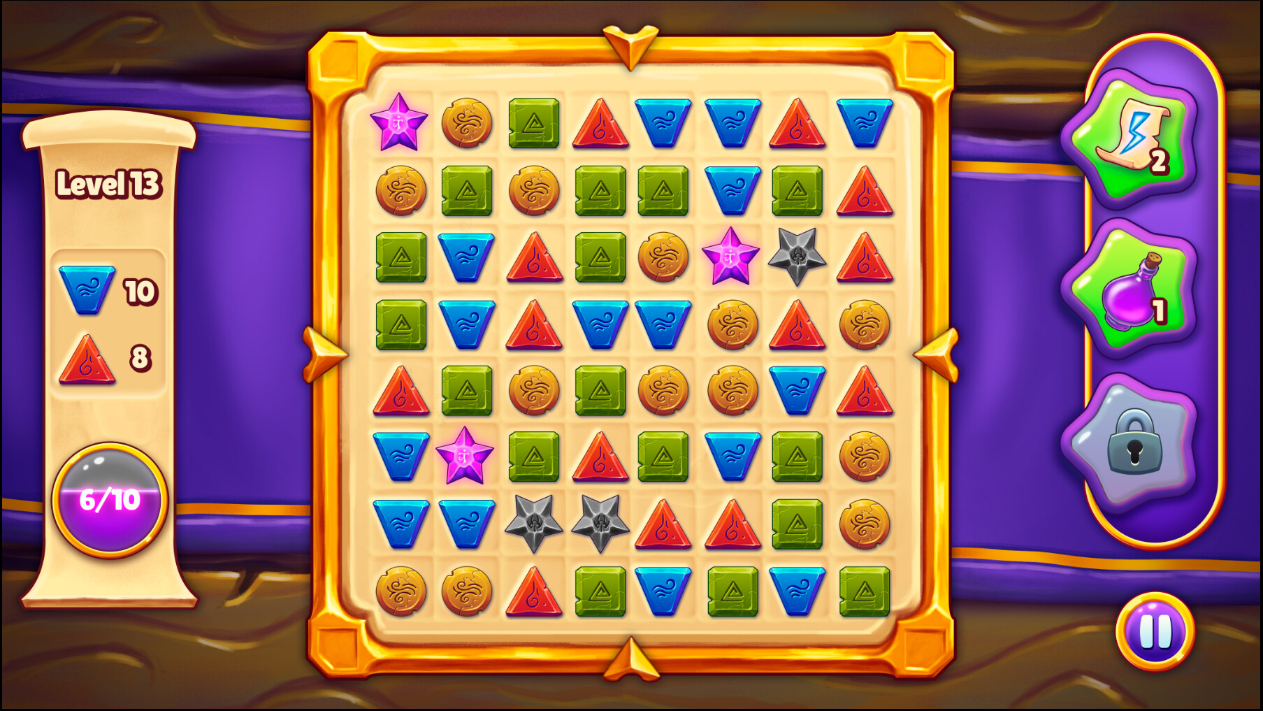 ArtStation - Wizard Academy. Game screen