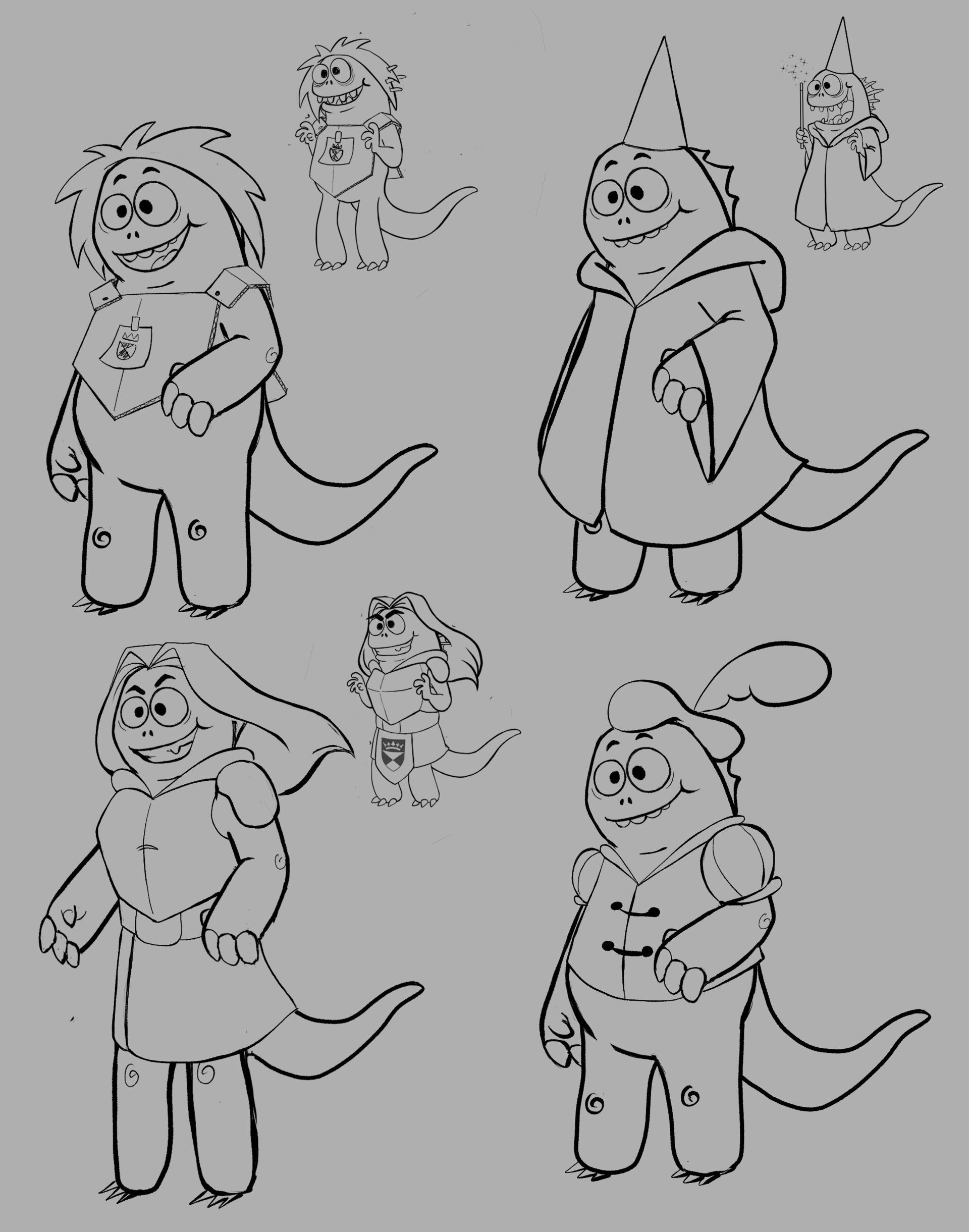 ArtStation - Dingle Stings 2022 character & costume concepts