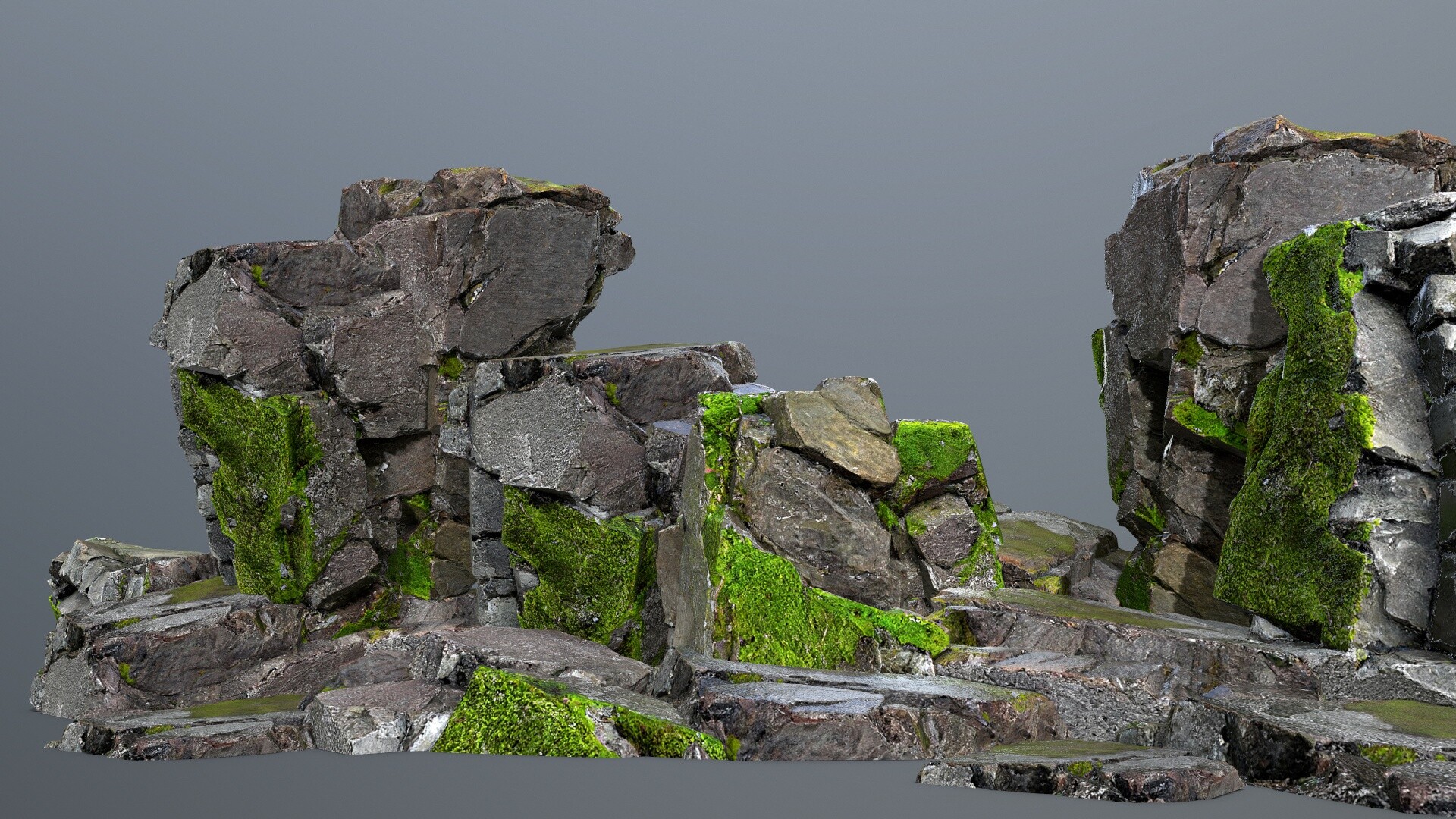 ArtStation - forest rock