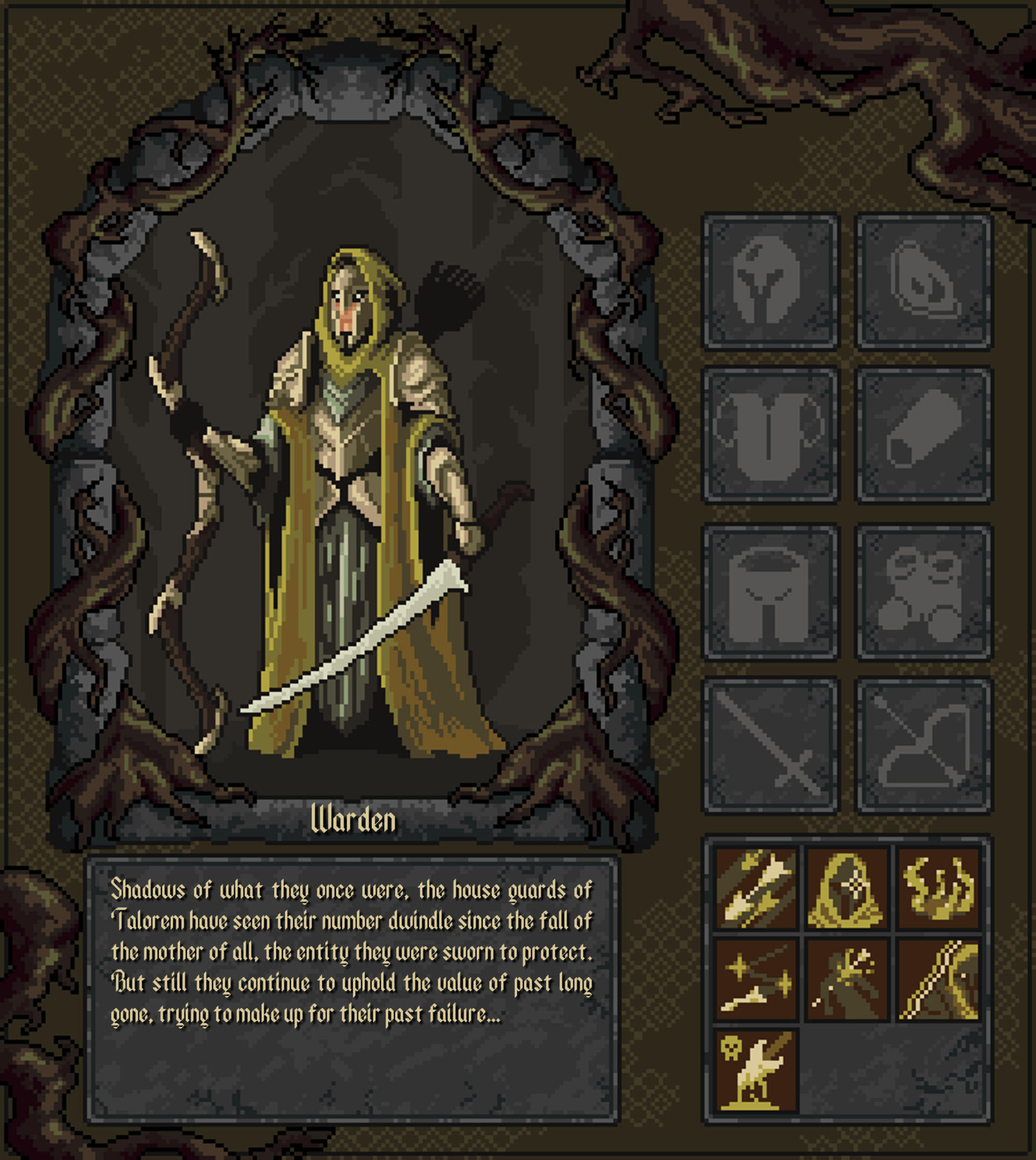 ArtStation - RPG inventory mockup